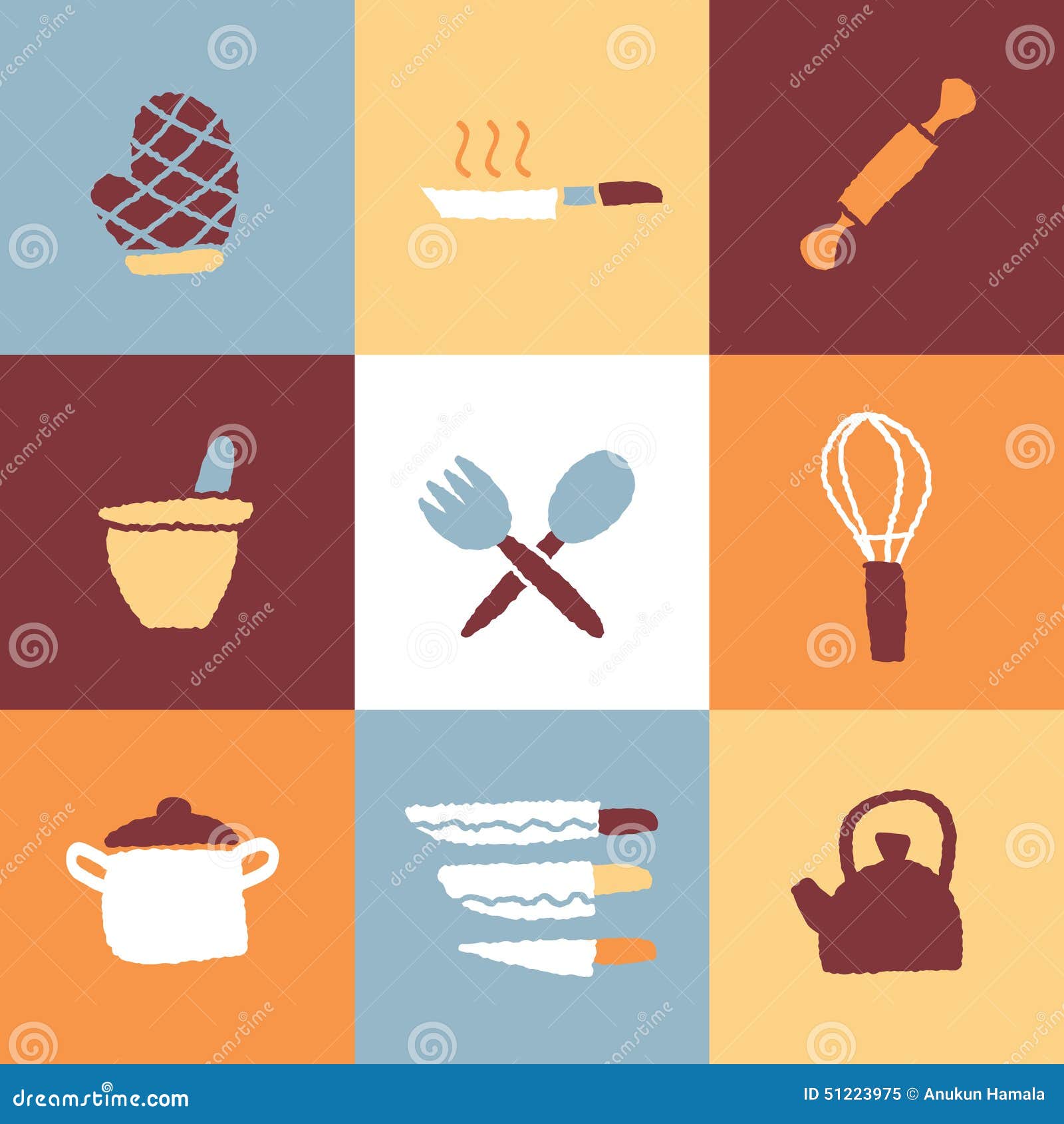 Kitchen Signs Vector Illustration | CartoonDealer.com #51163528