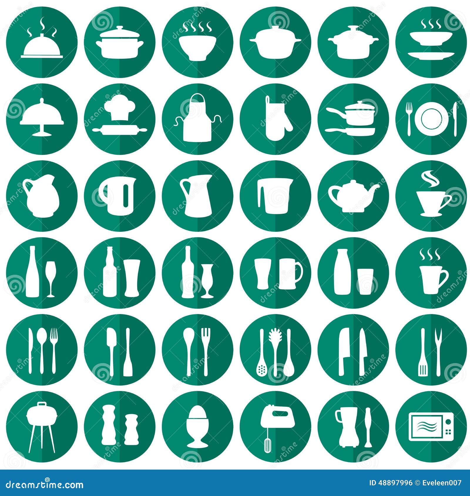 Cook Tools Icon. Detailed Set Of Tools Of Various Profession Icons ...