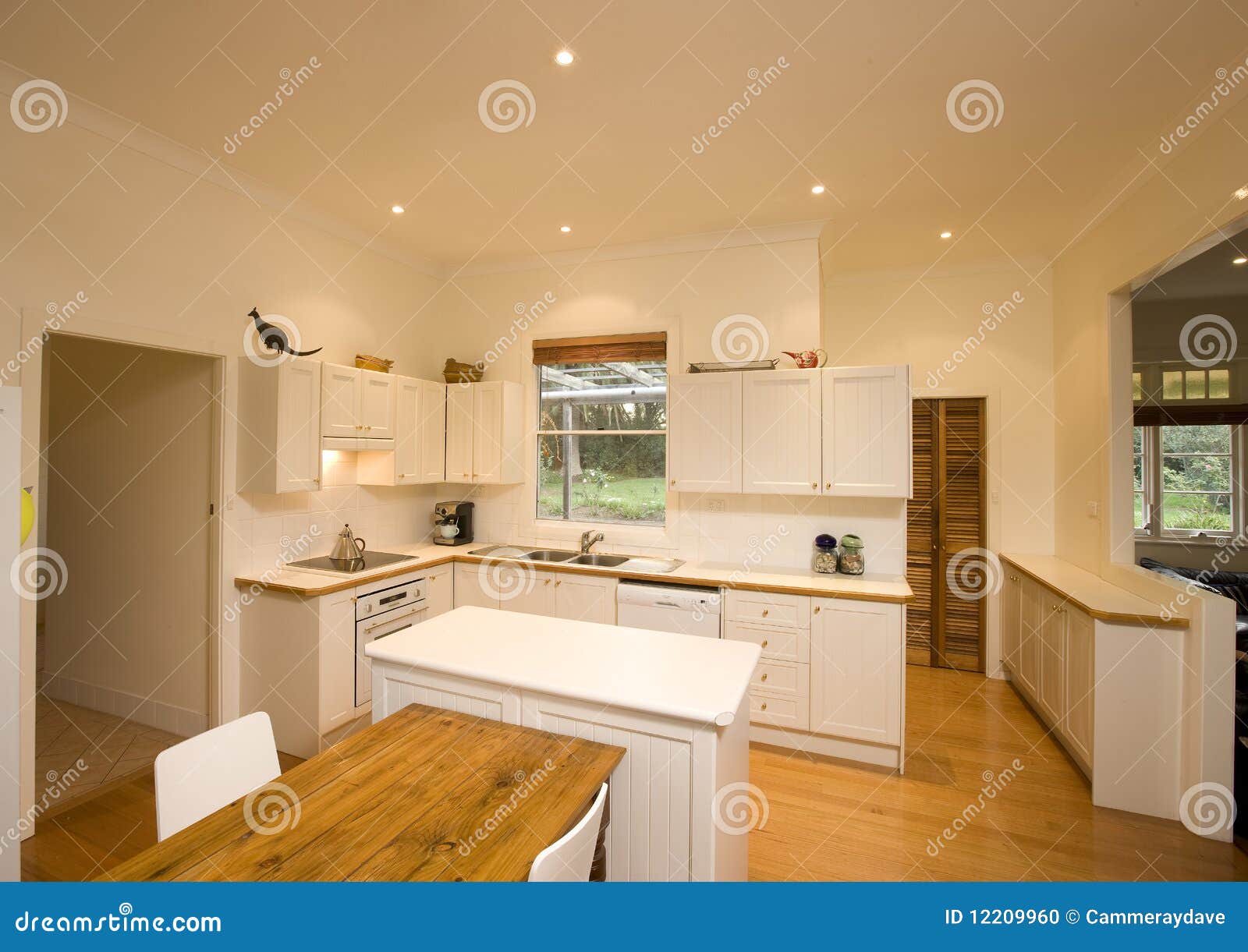 Kitchen Interior stock photo. Image of house, room, cook - 12209960