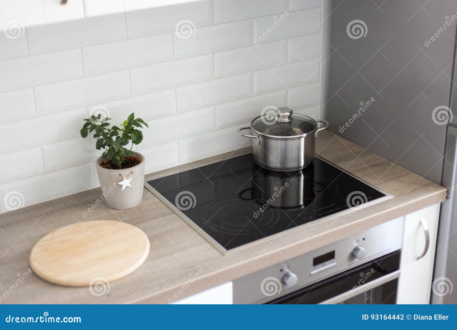 Kitchen Interior with Modern Range and Oven Stock Photo - Image of ...