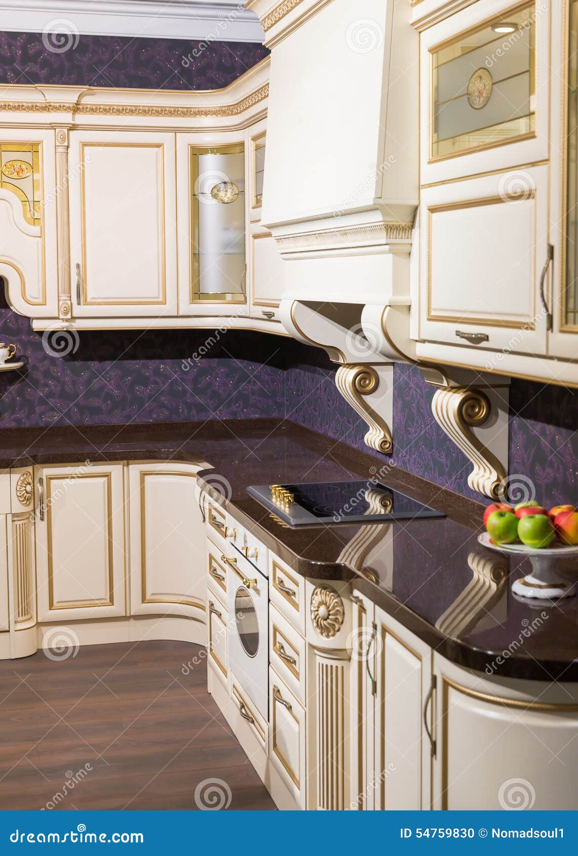 Kitchen interior stock photo. Image of floor, freshness - 54759830