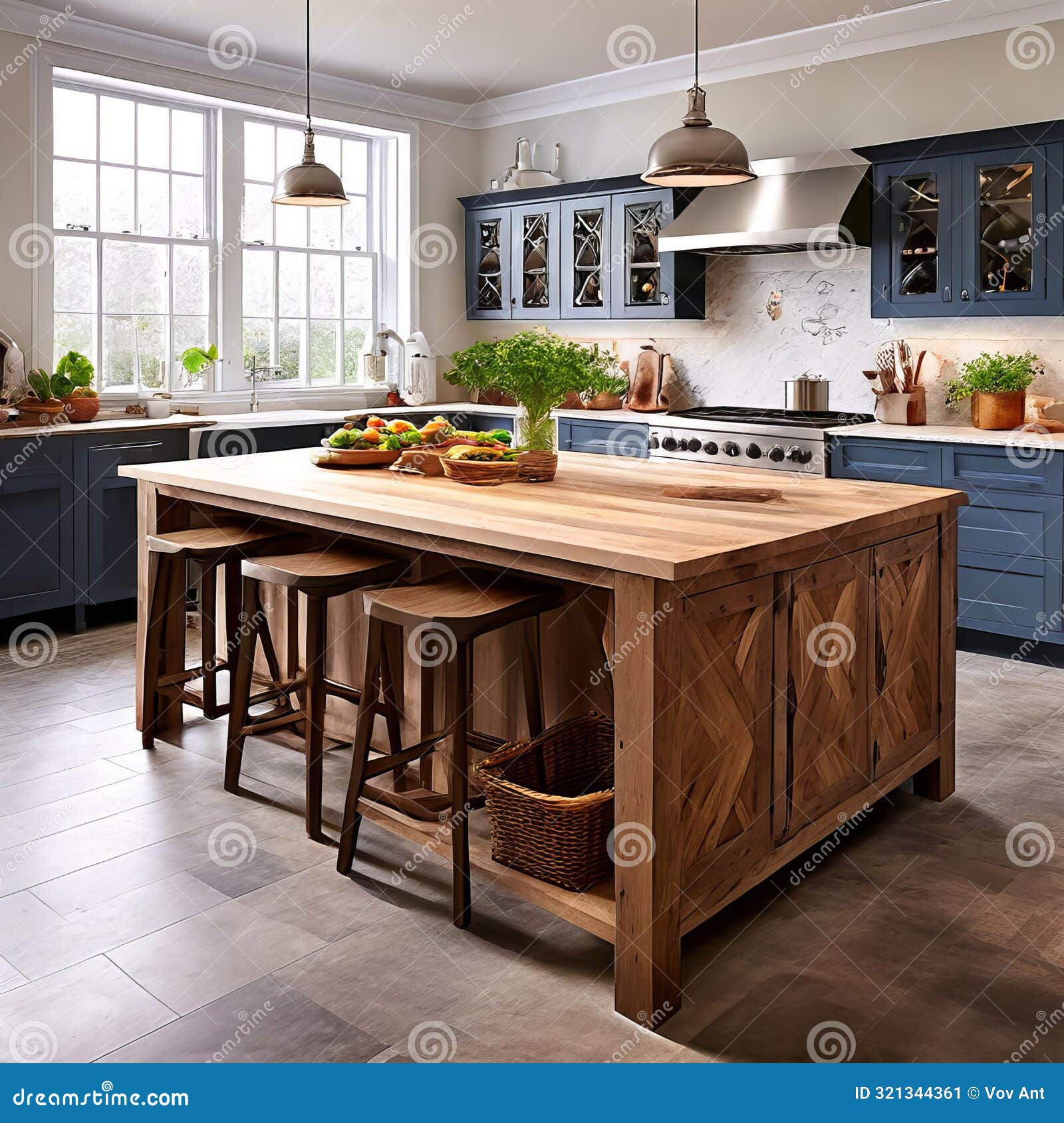 Kitchen Island a Freestanding Counter with Storage Seating or W Stock ...