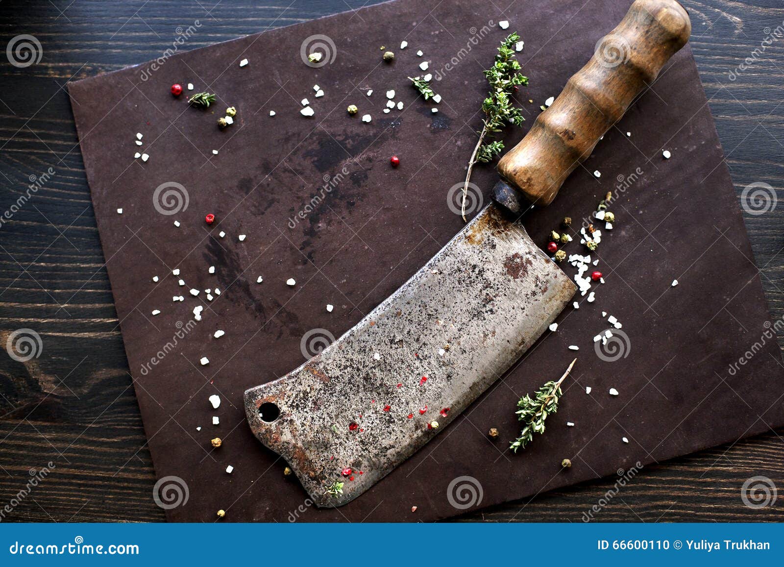 Kitchen knife axe. stock photo. Image of kitchen, food - 66600110