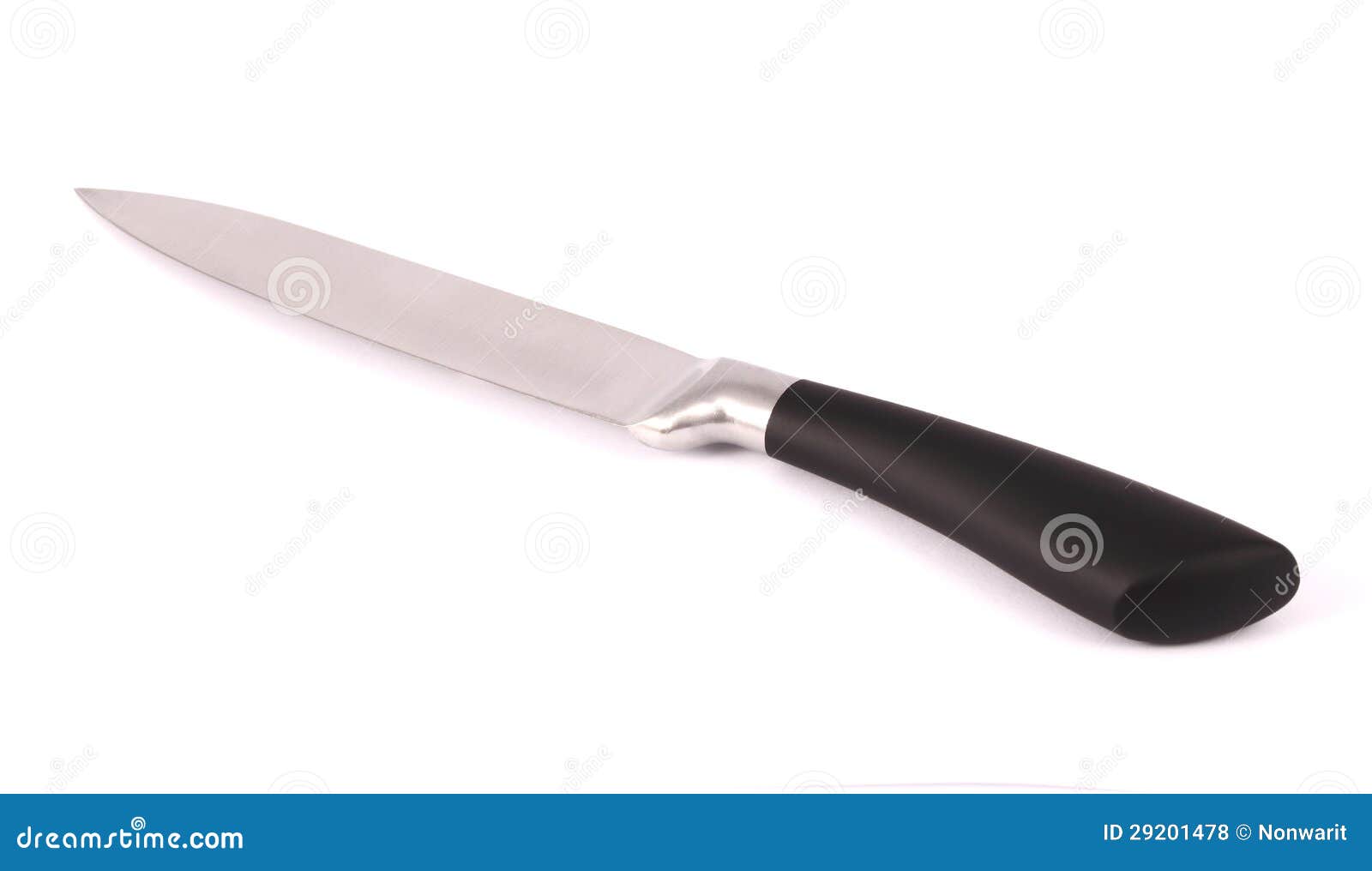 Kitchen knife isolated stock photo. Image of cook, metallic - 29201478