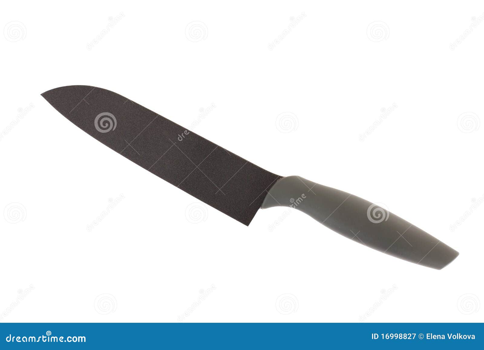 Kitchen Knife Isolated On White Background Stock Image - Image of large ...