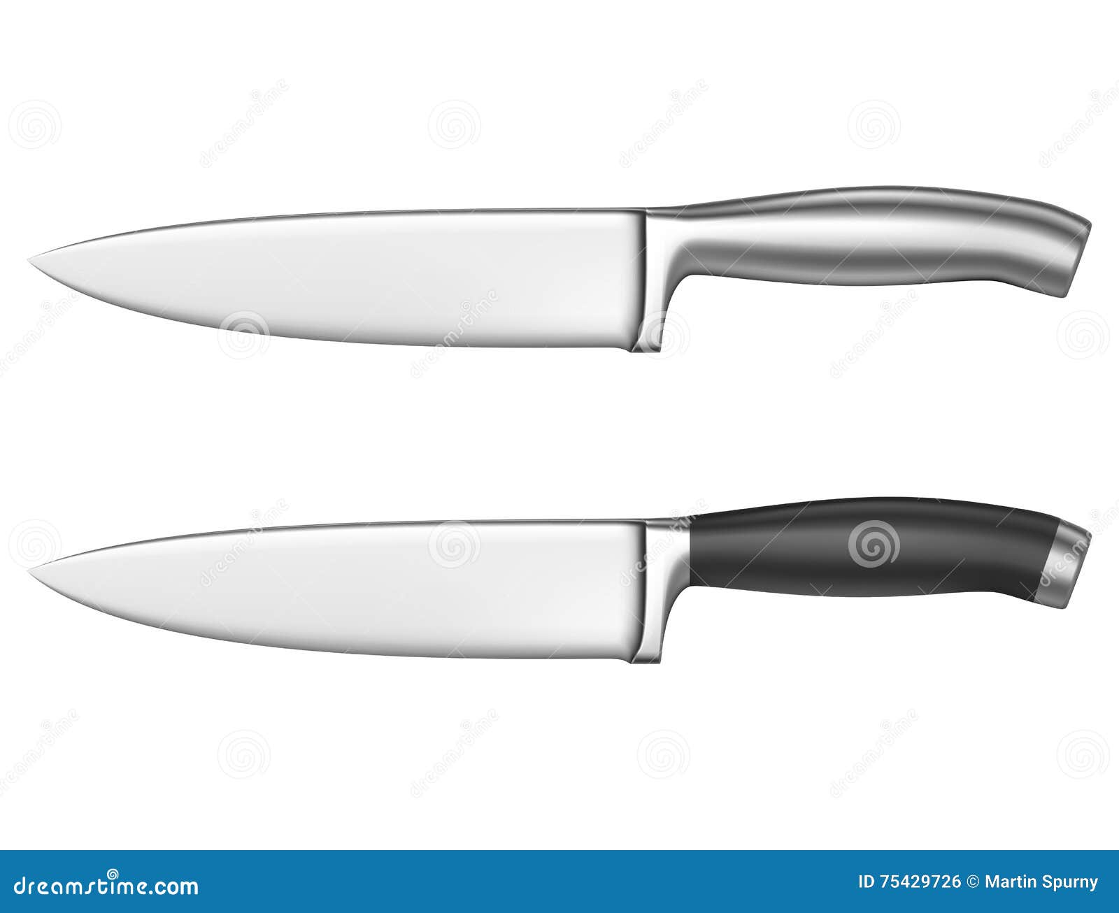 Kitchen knife stock vector. Illustration of cutter, razor - 75429726