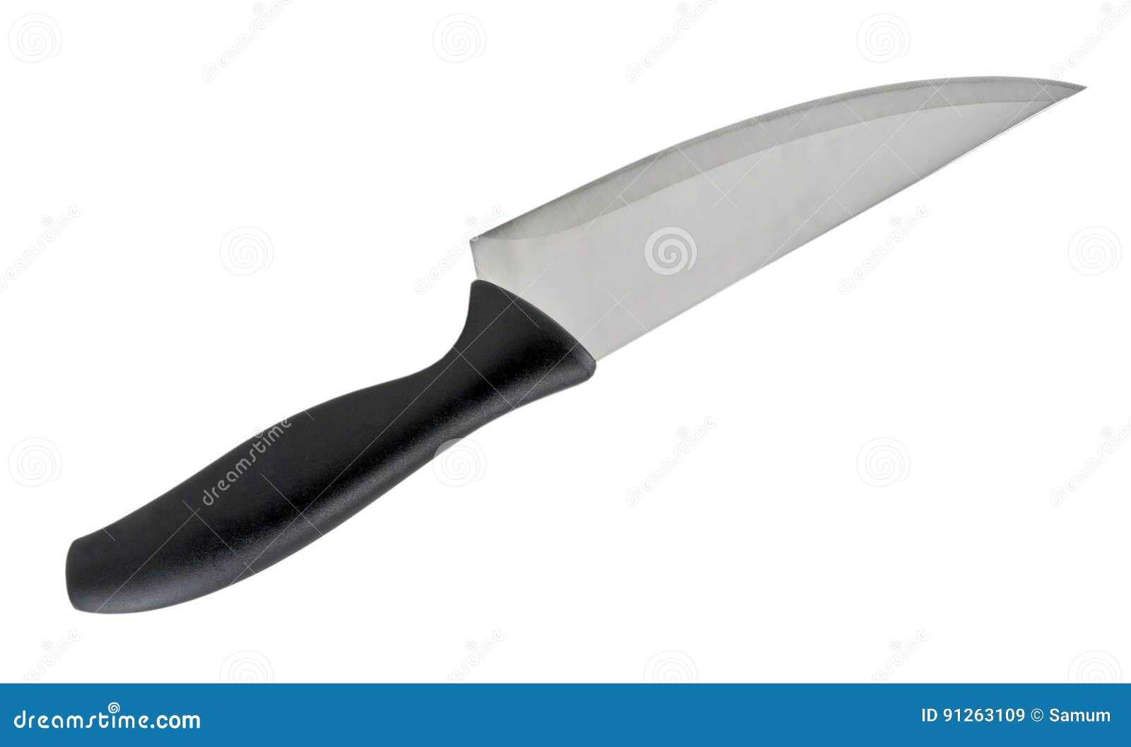 Kitchen knife stock image. Image of handle, equipment - 91263109