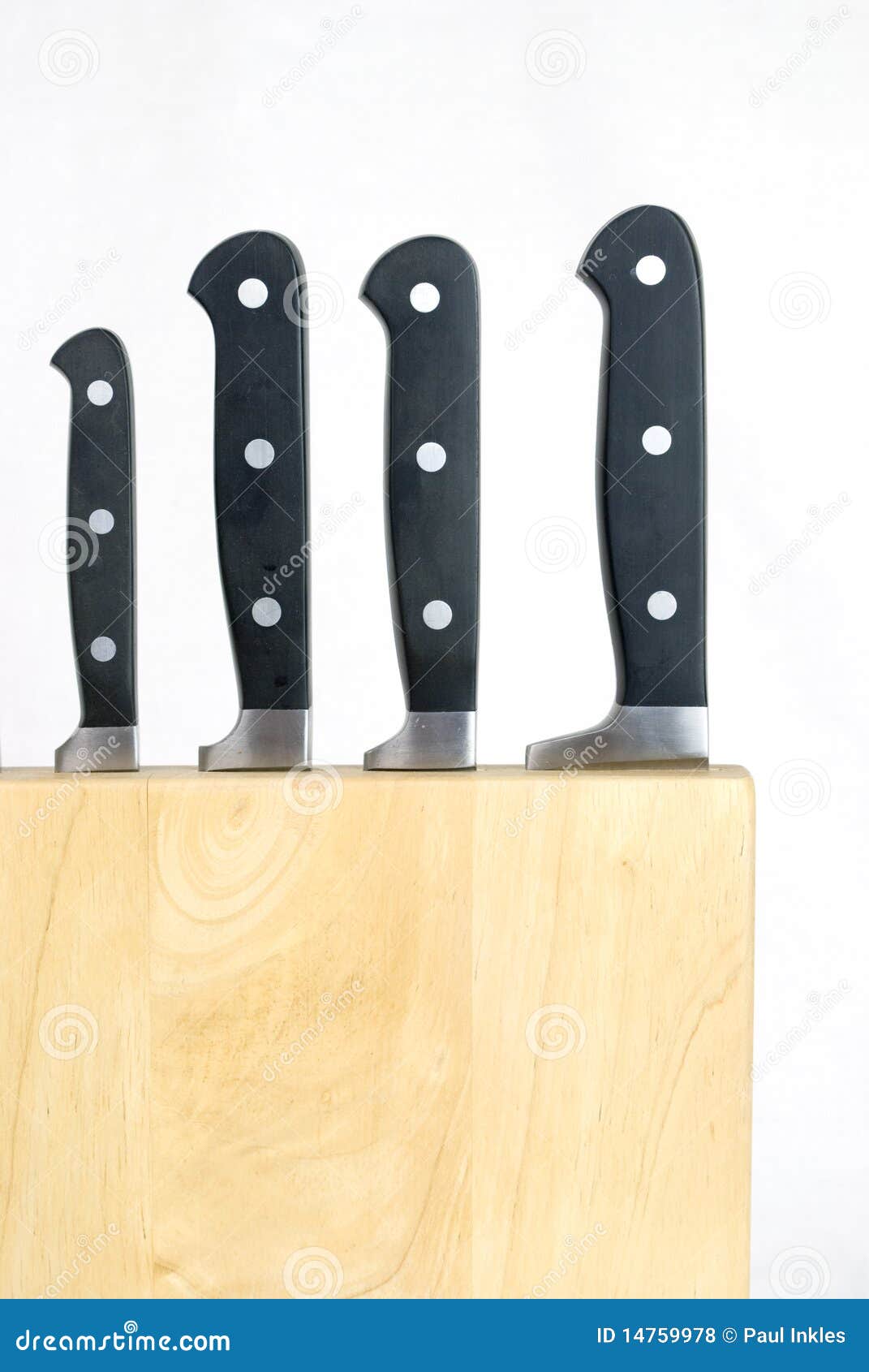 Kitchen knives front on stock photo. Image of photograph - 14759978