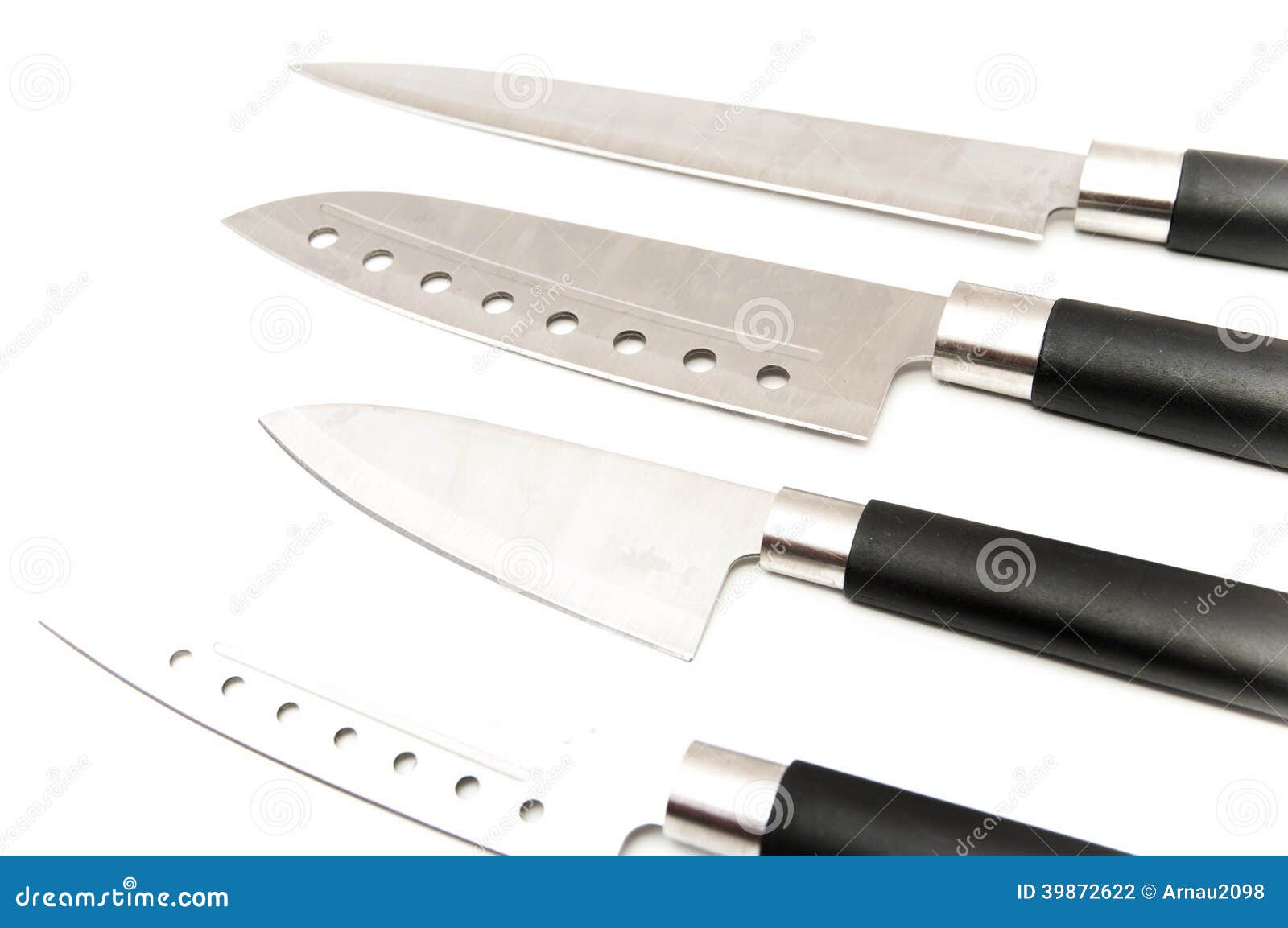 Kitchen knives stock photo. Image of background, tool - 39872622