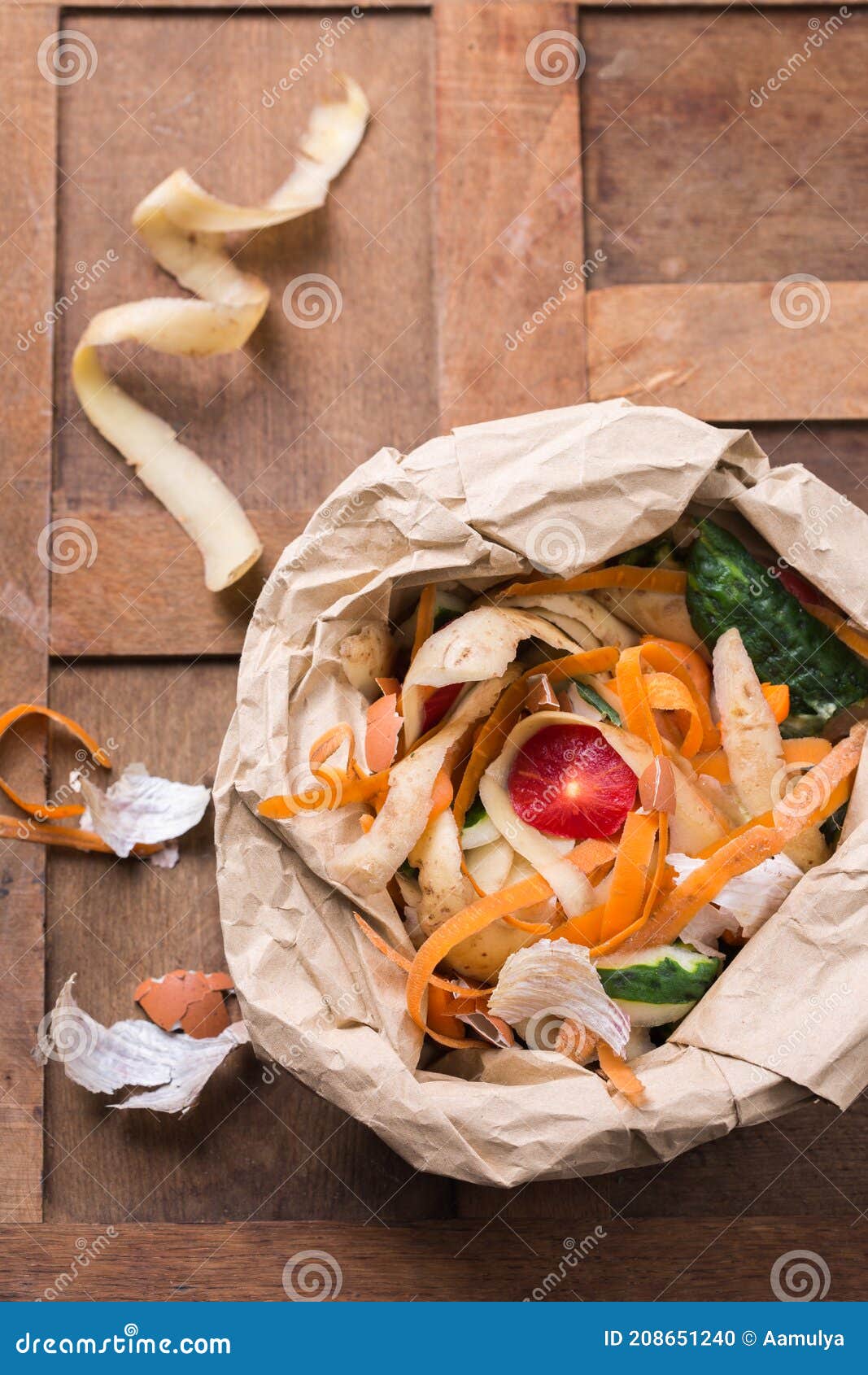 Kitchen Leftovers for Recycling and Composting, Garbage Sorting, Zero ...