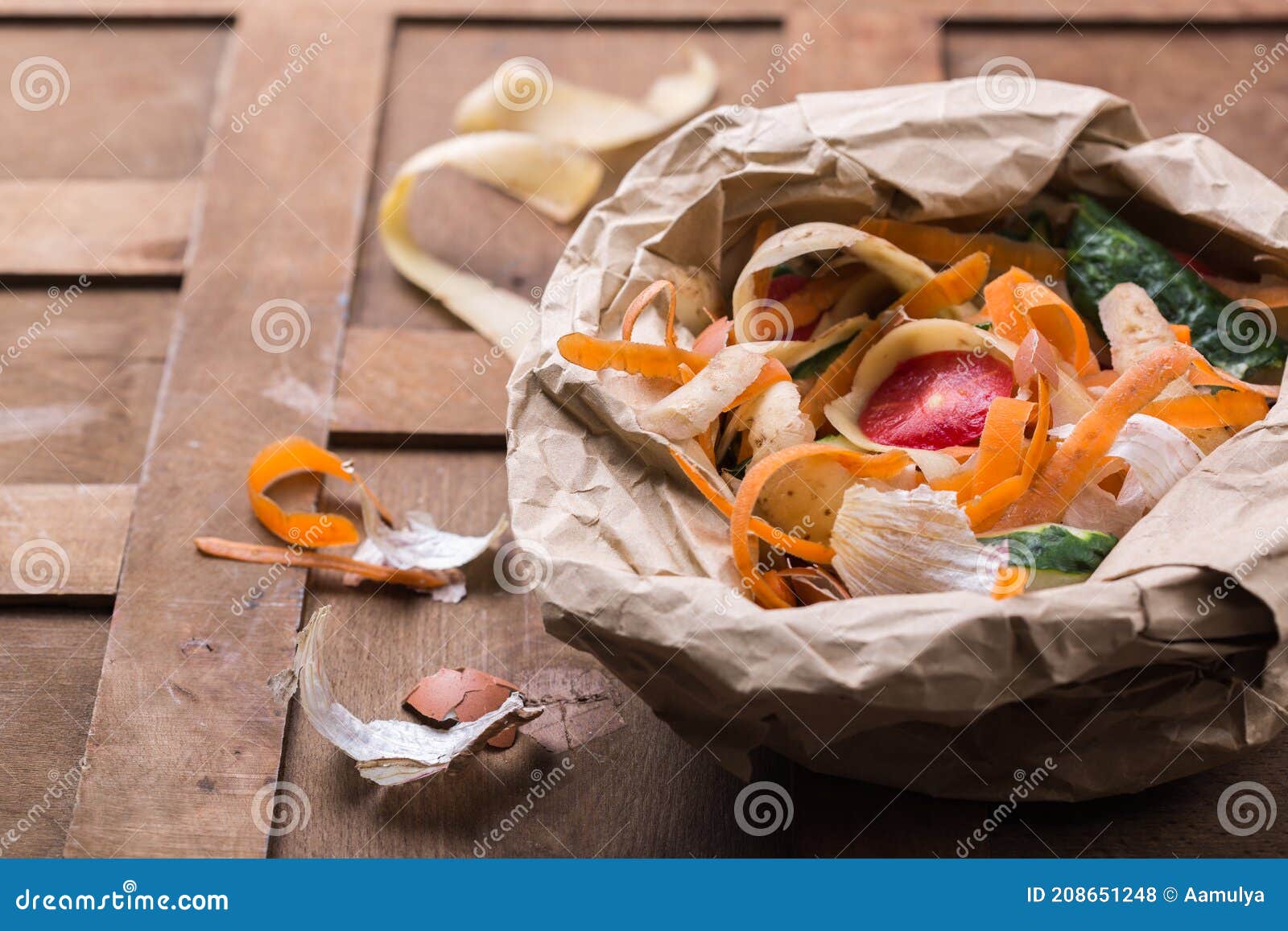 Kitchen Leftovers for Recycling and Composting, Garbage Sorting, Zero ...