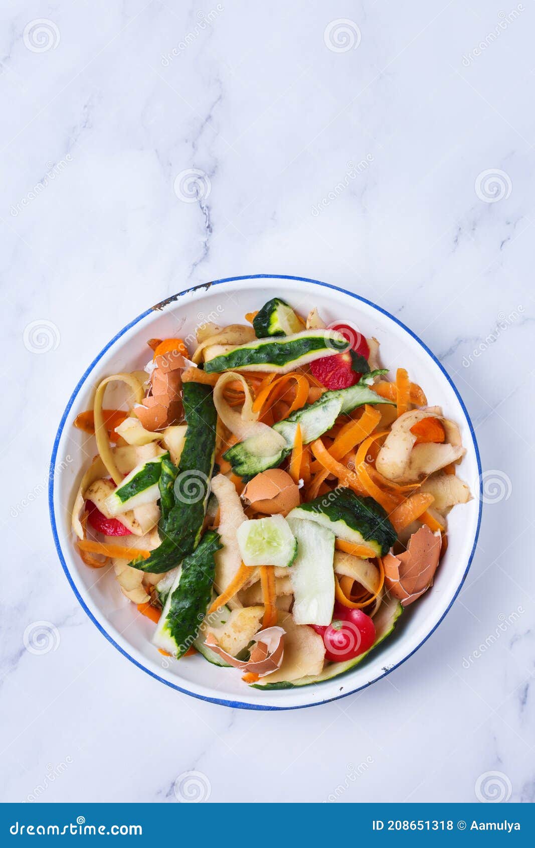 Kitchen Leftovers for Recycling and Composting Garbage Sorting Zero ...