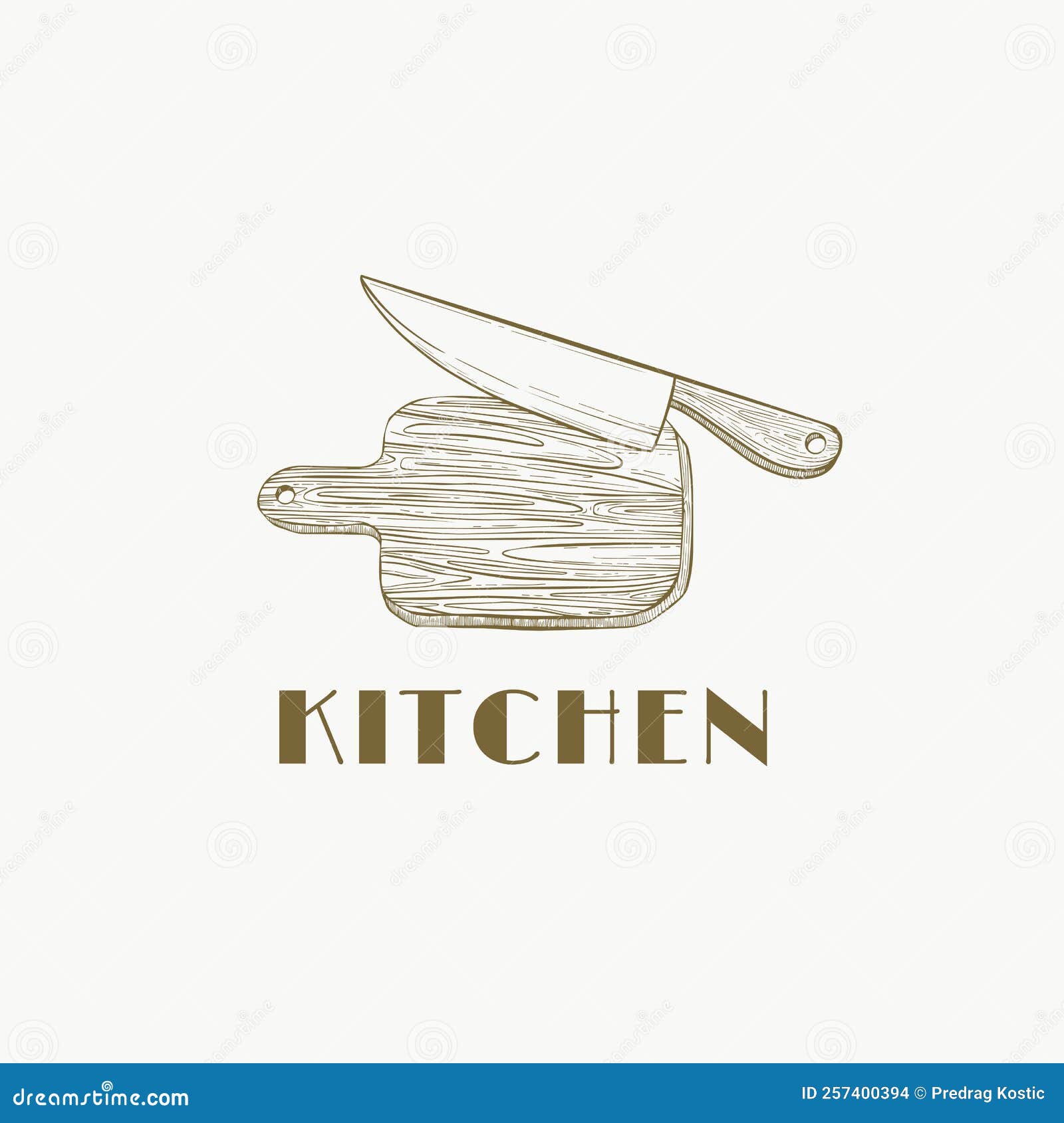 Kitchen logo design stock illustration. Illustration of writing - 257400394