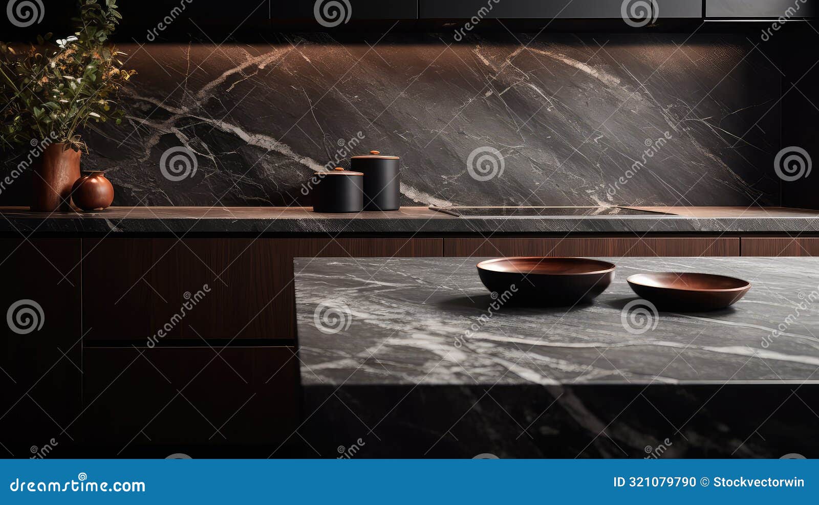 Kitchen Marble Texture Dark Stock Illustration - Illustration of ...