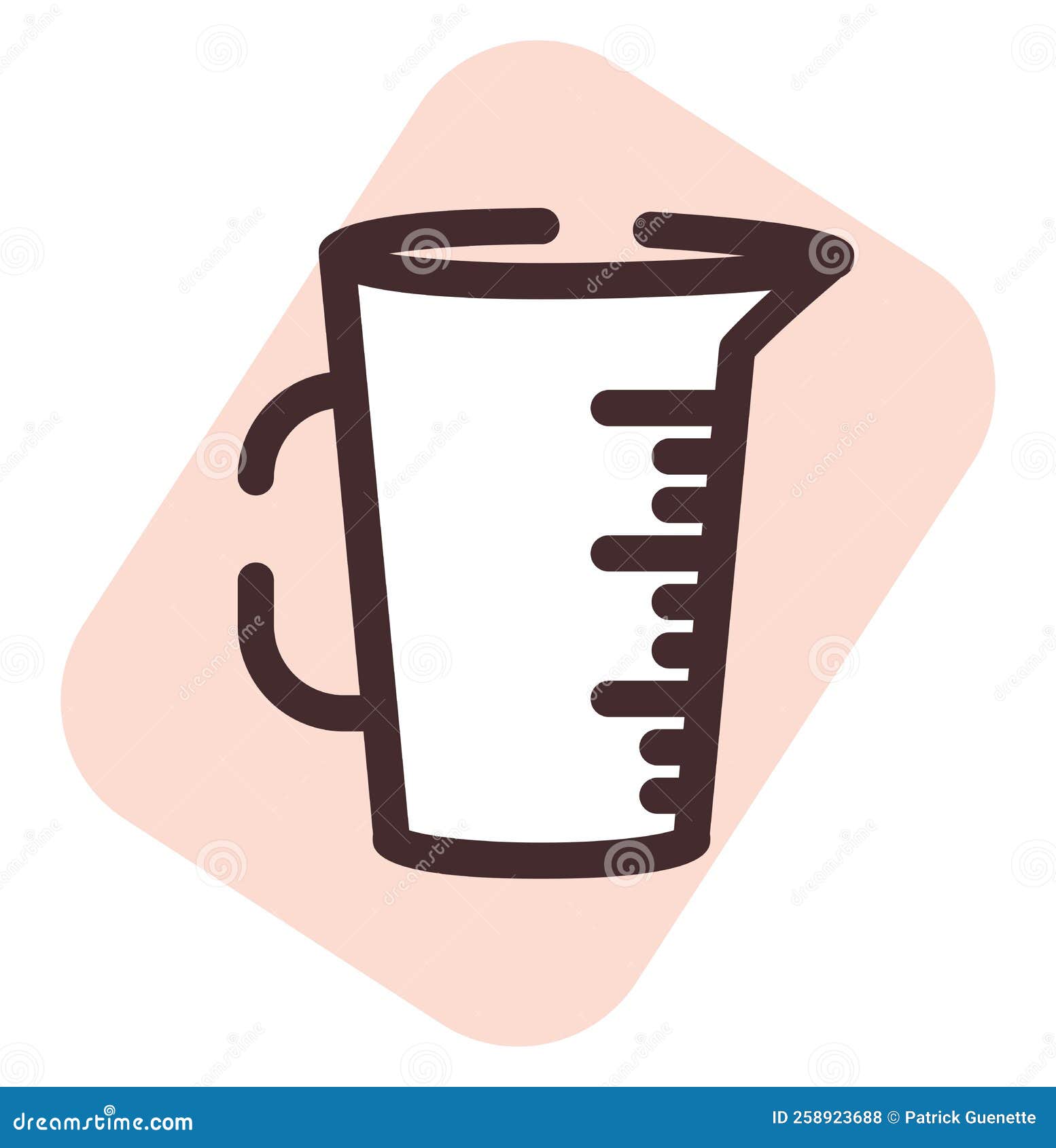 Kitchen Measuring Cup, Icon Stock Vector - Illustration of tool, icon ...
