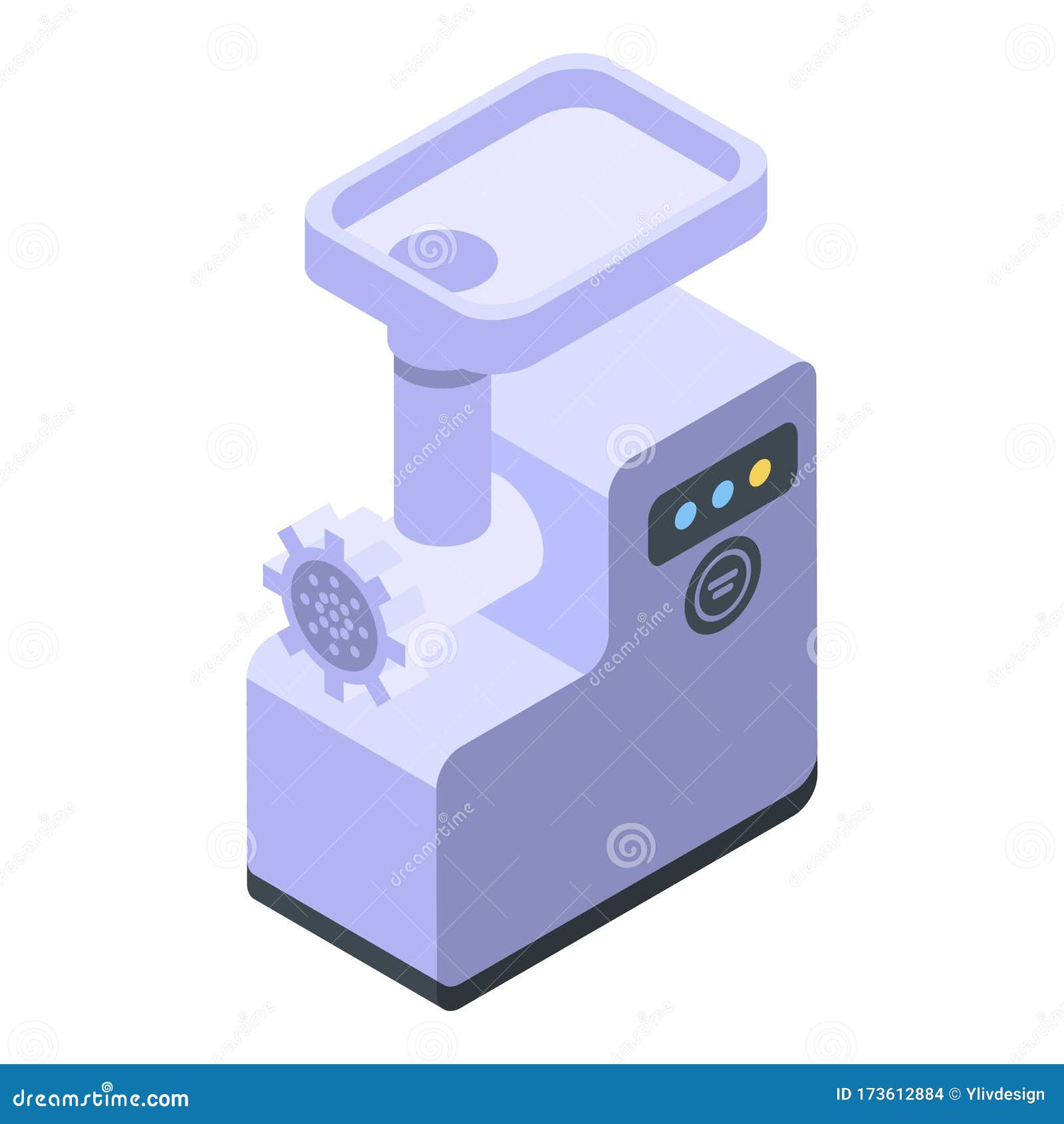 Kitchen Meat Grinder Icon, Isometric Style Stock Vector - Illustration of minced, handle: 173612884