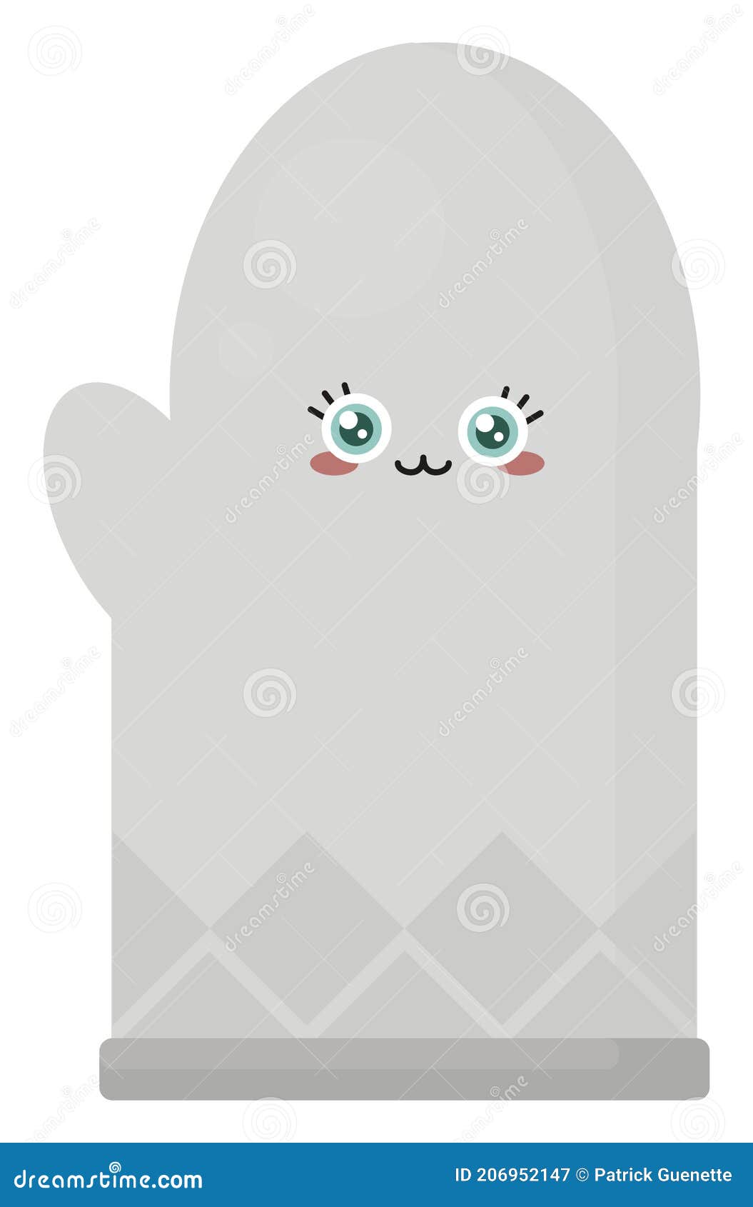 Kitchen Mitten, Illustration, Vector Stock Illustration - Illustration ...