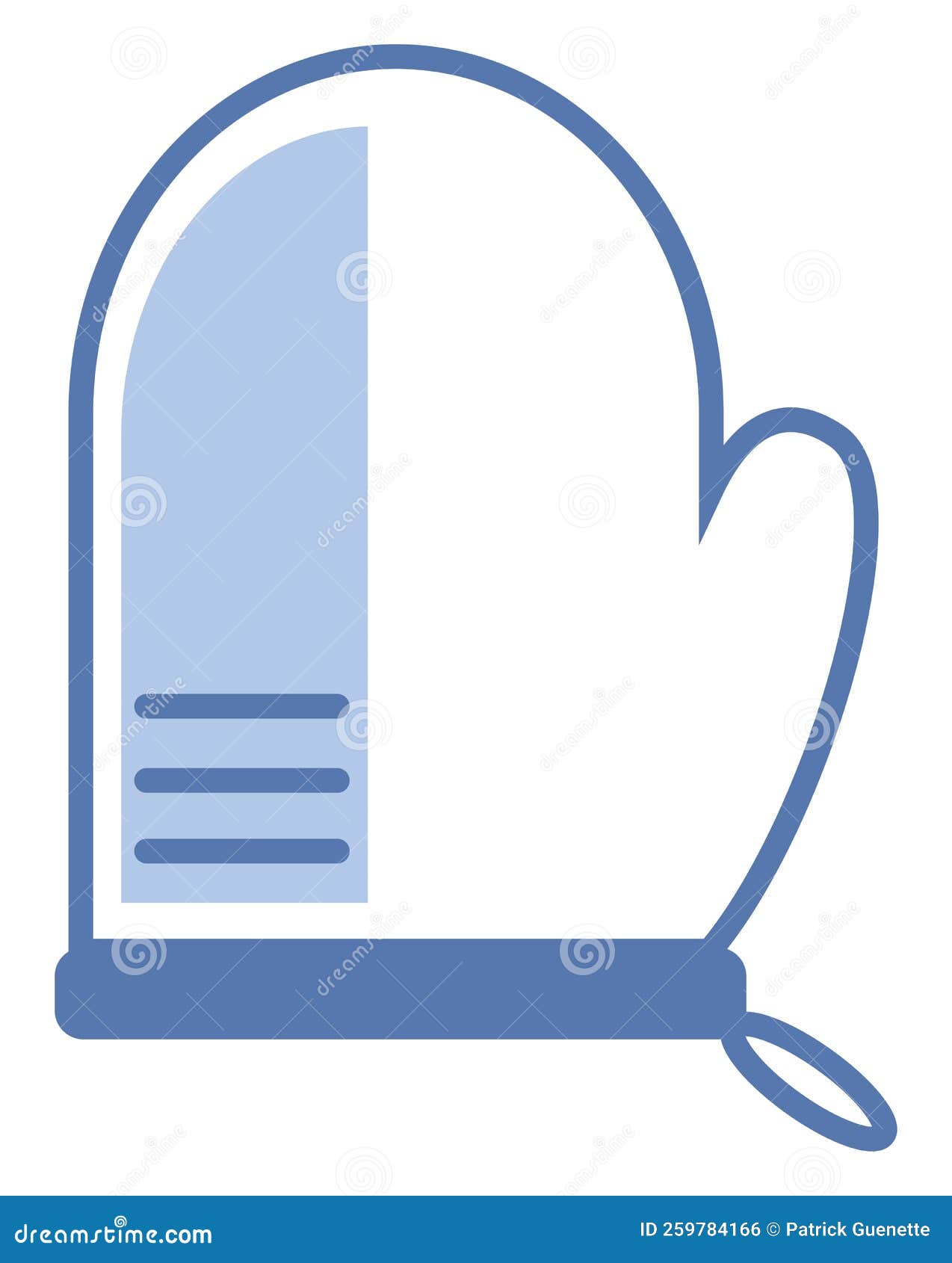 Kitchen Mitten One Line Continuous Drawing. Kitchen Tools Continuous ...