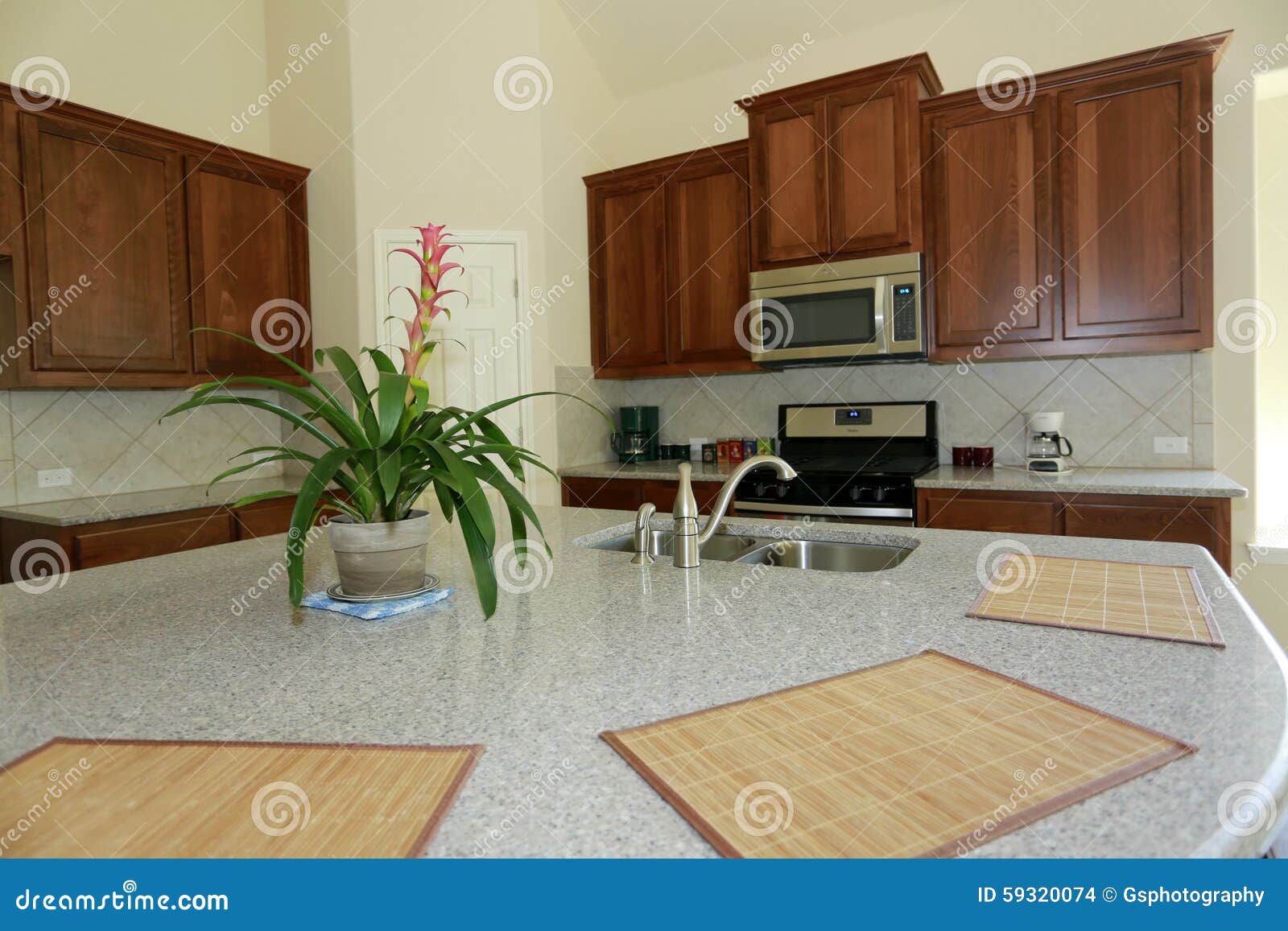 Kitchen stock photo. Image of facet, kitchen, improvement - 59320074