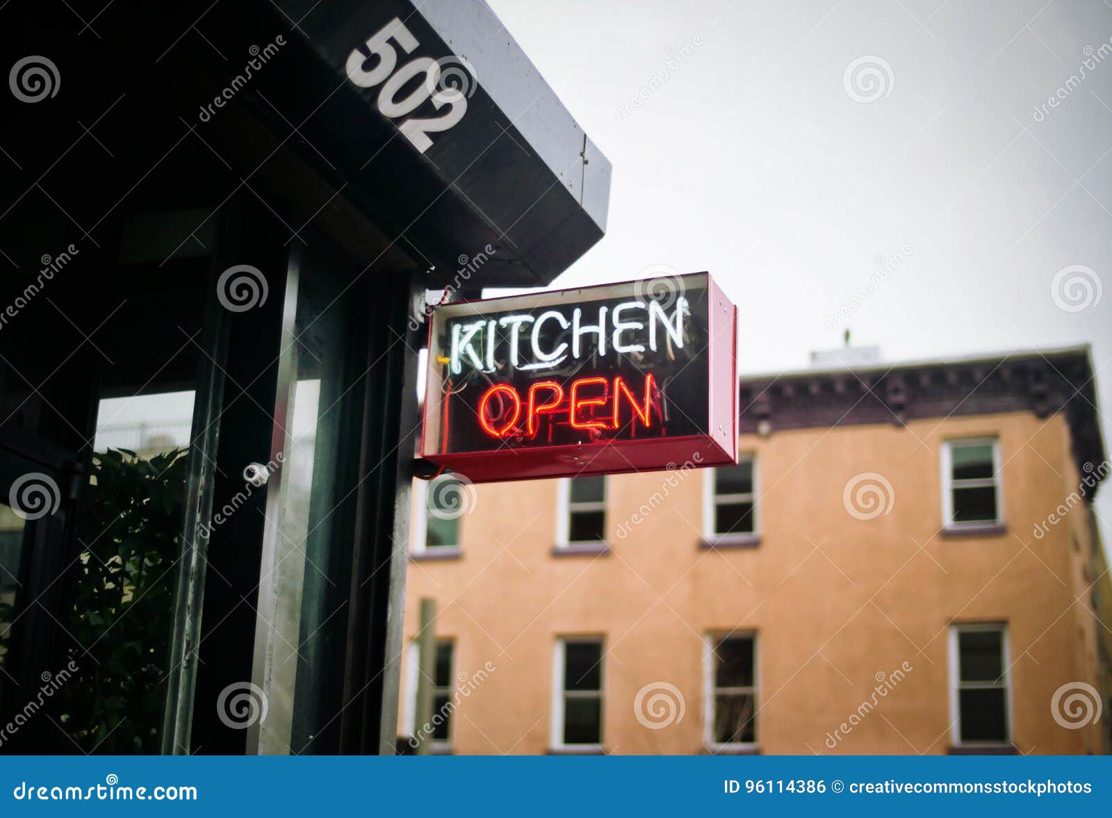 Kitchen Open Sign Picture. Image: 96114386