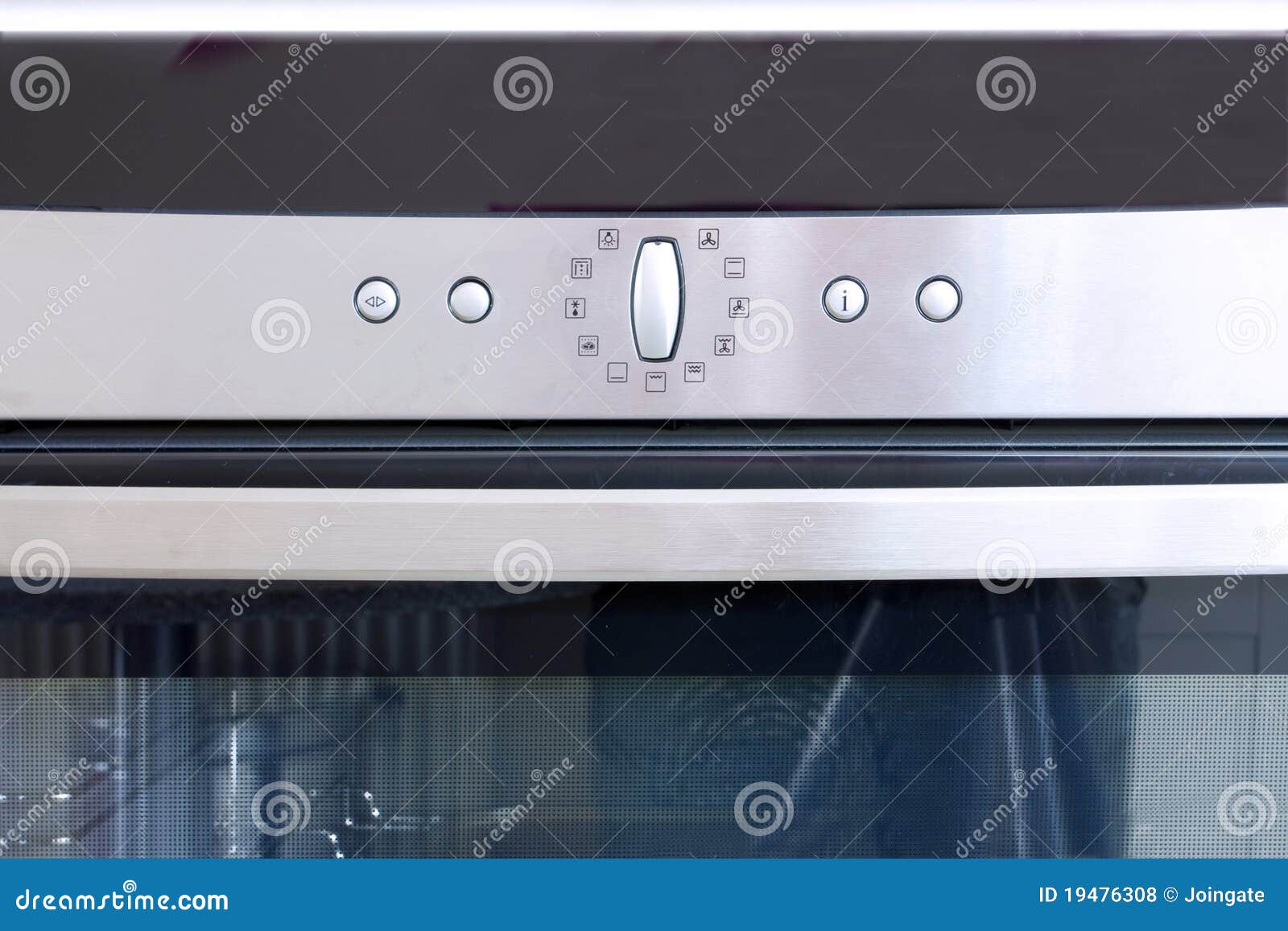Kitchen oven buttons stock photo. Image of unit, grill - 19476308