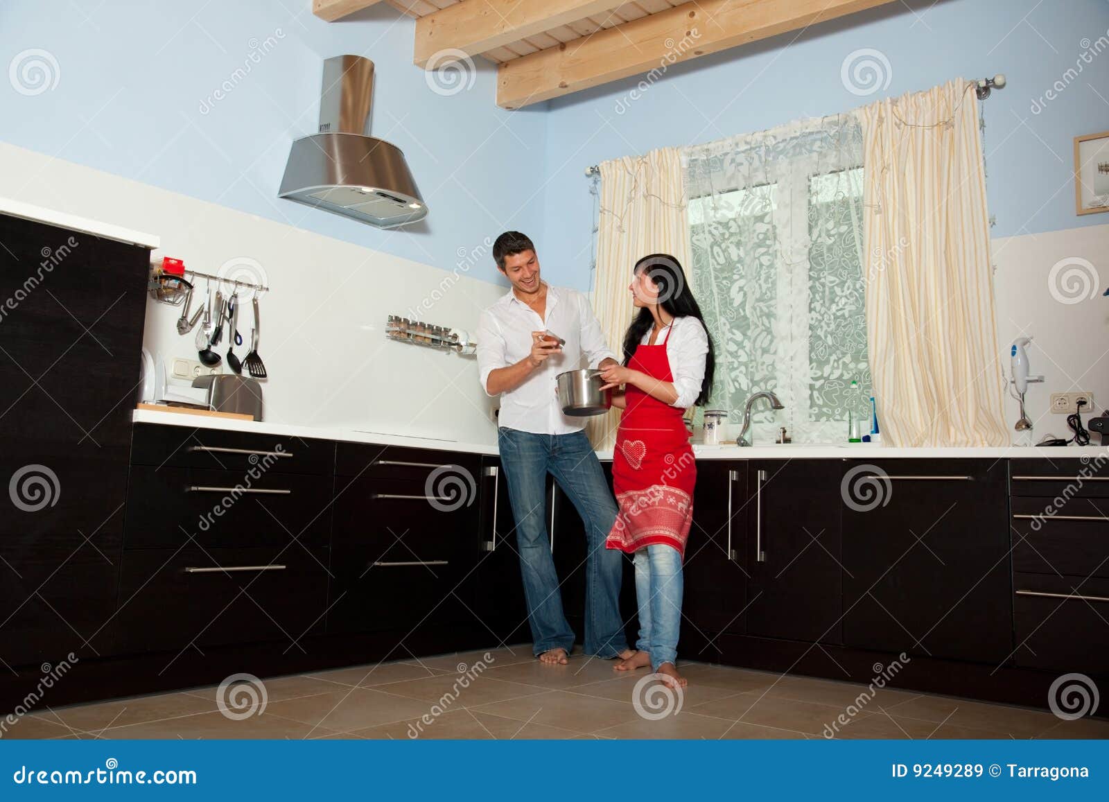 Kitchen people stock image. Image of beauty, life, human - 9249289