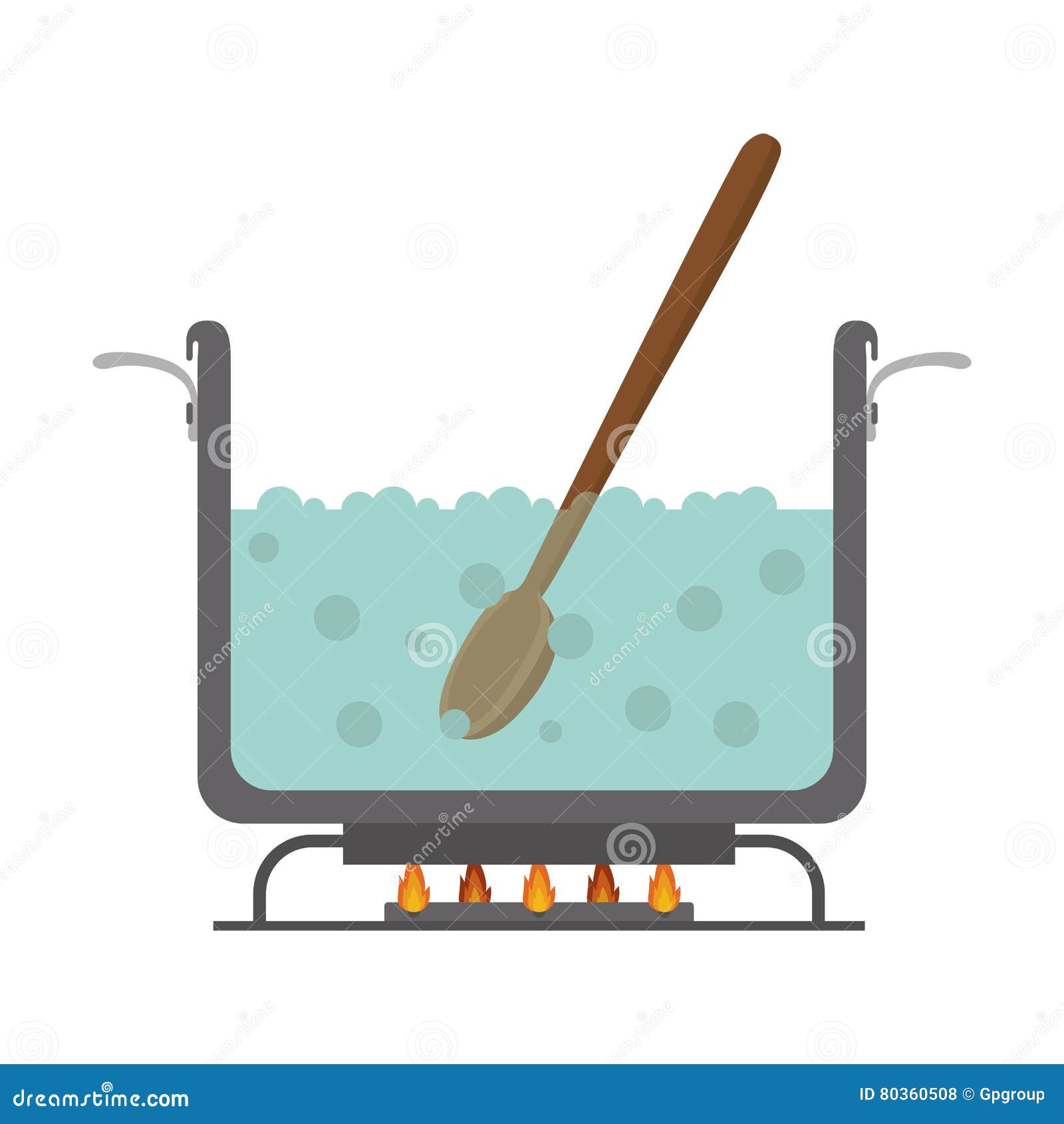 Kitchen pot design stock vector. Illustration of idea - 80360508