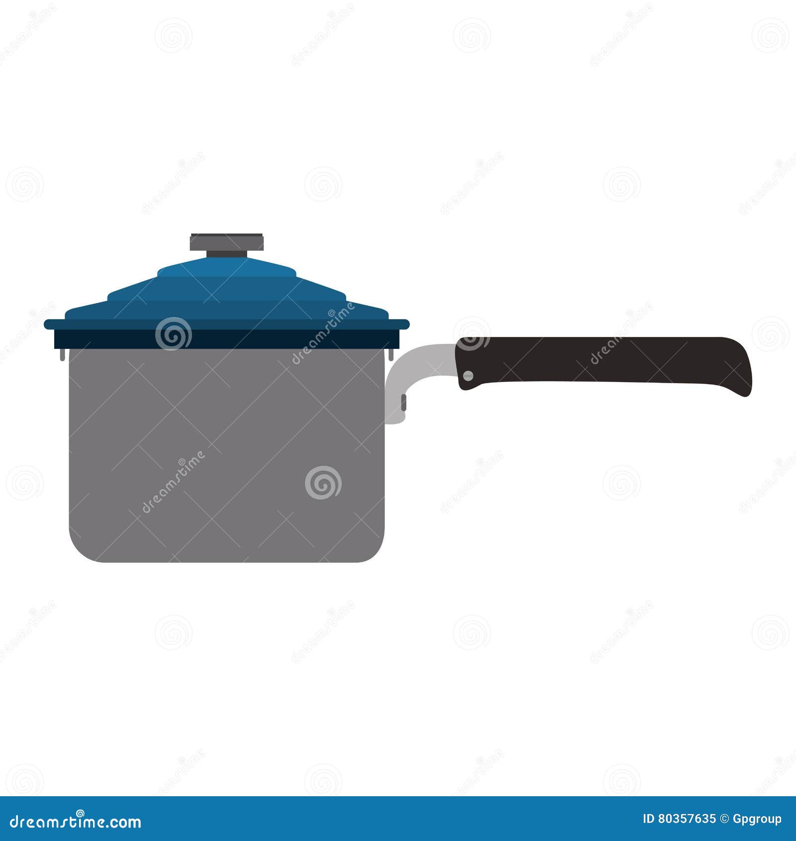 Kitchen pot design stock vector. Illustration of digitally - 80357635