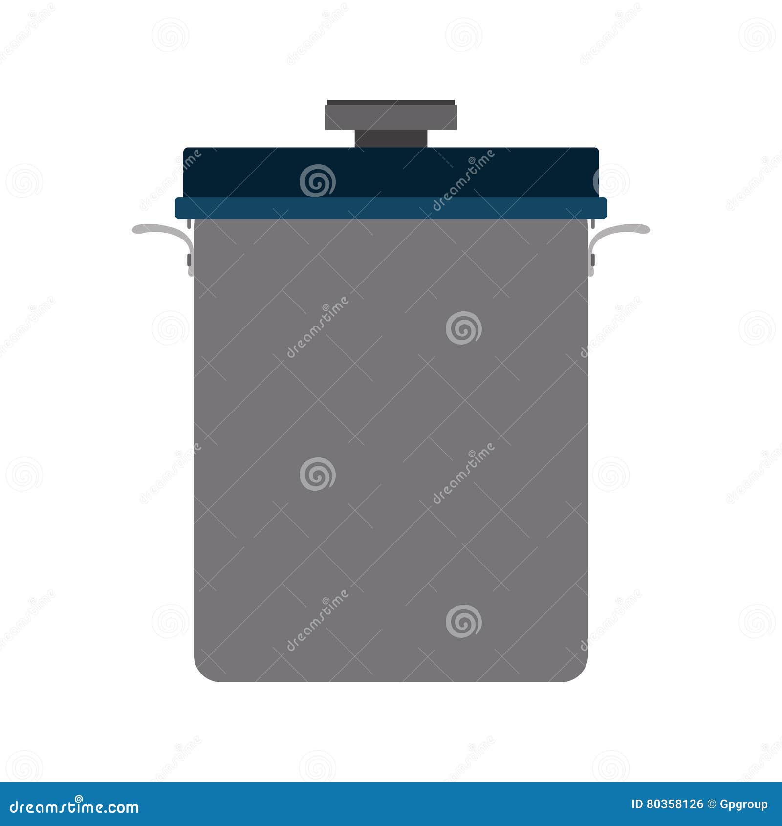 Kitchen pot design stock vector. Illustration of concept - 80358126