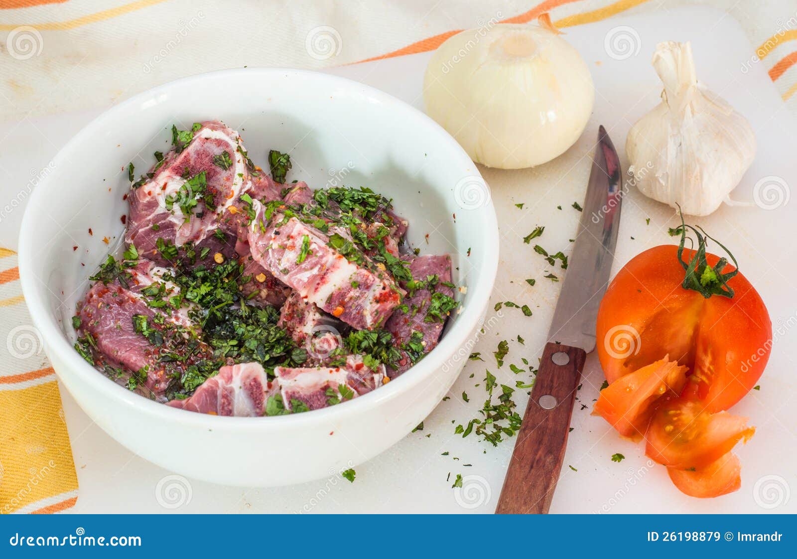 Kitchen prep for hot curry stock image. Image of dining - 26198879
