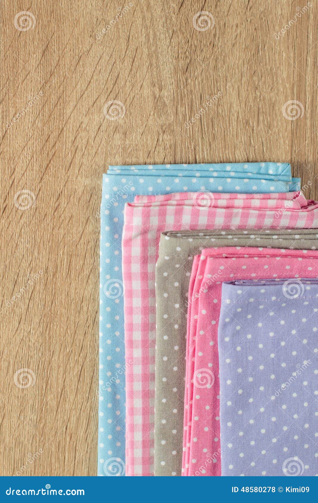 Kitchen Rags in Various Colors Stock Photo - Image of arrangement ...