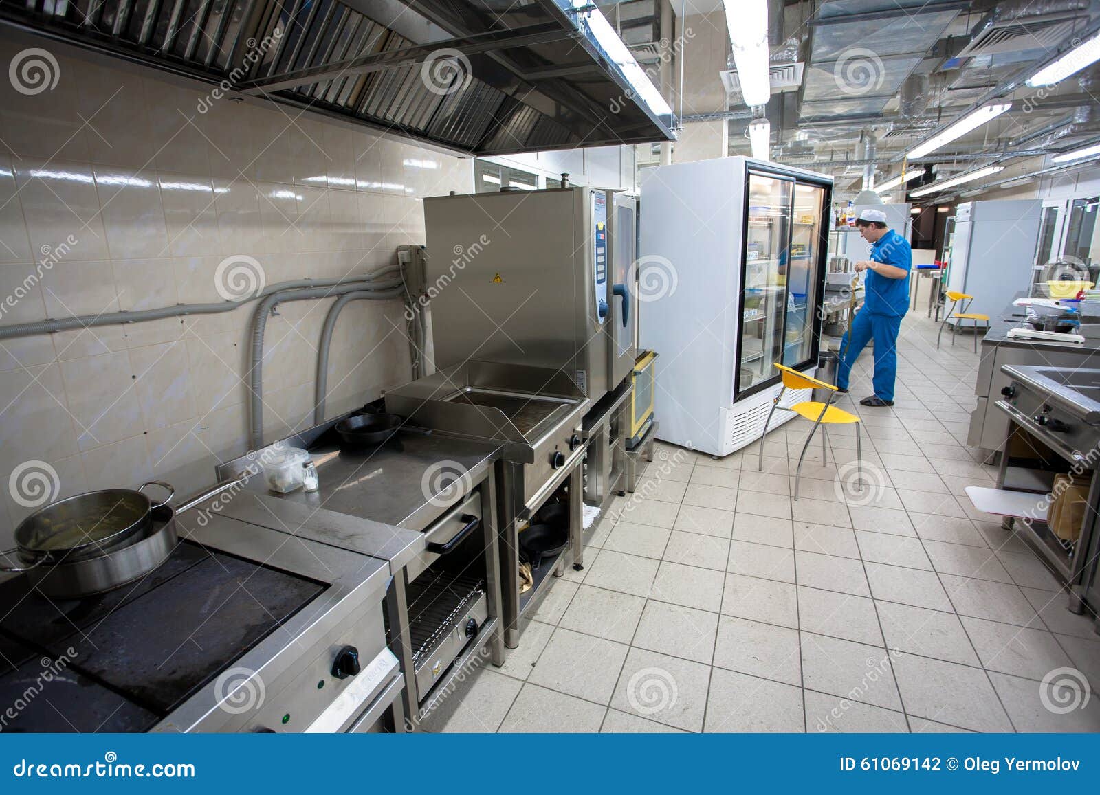 Kitchen in Restaurant Interior Editorial Photography - Image of service ...
