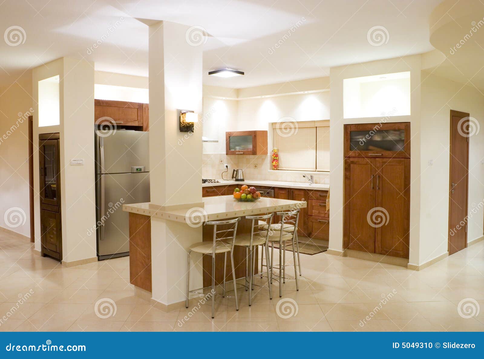 Kitchen room stock photo. Image of fruite, house, cooking - 5049310