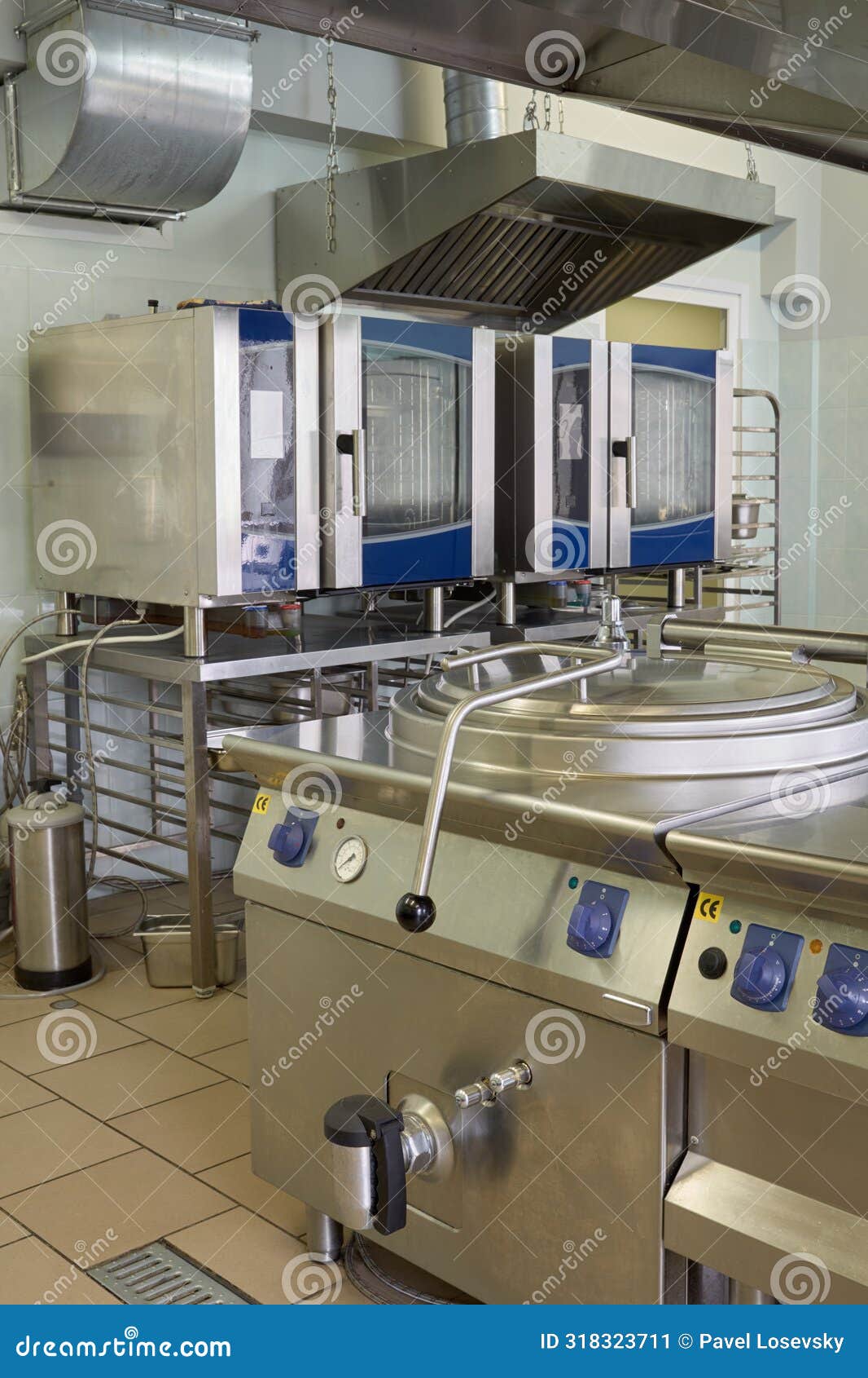 Kitchen Room with Modern Electrical Equipment in Stock Image - Image of ...