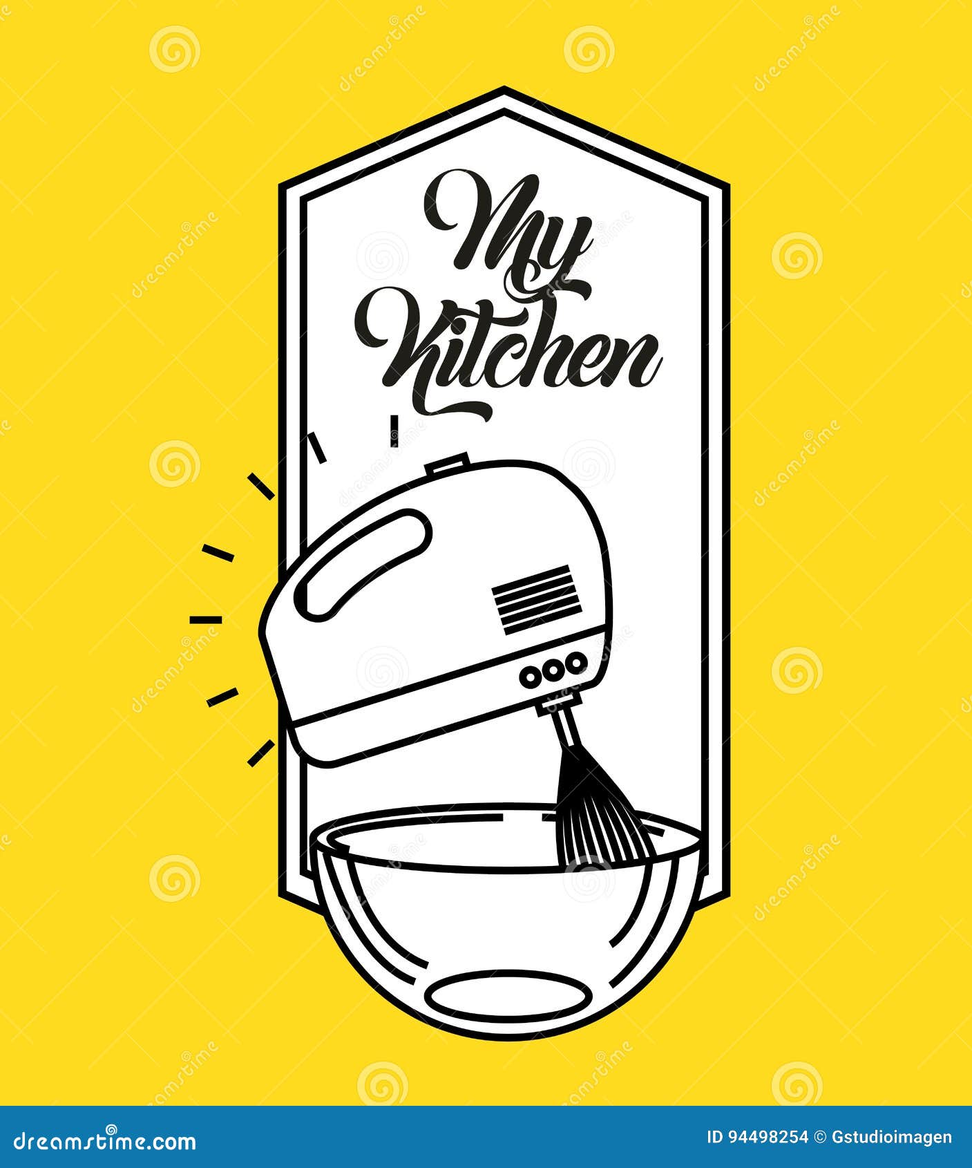 Kitchen rules flat stock vector. Illustration of vector - 94498254