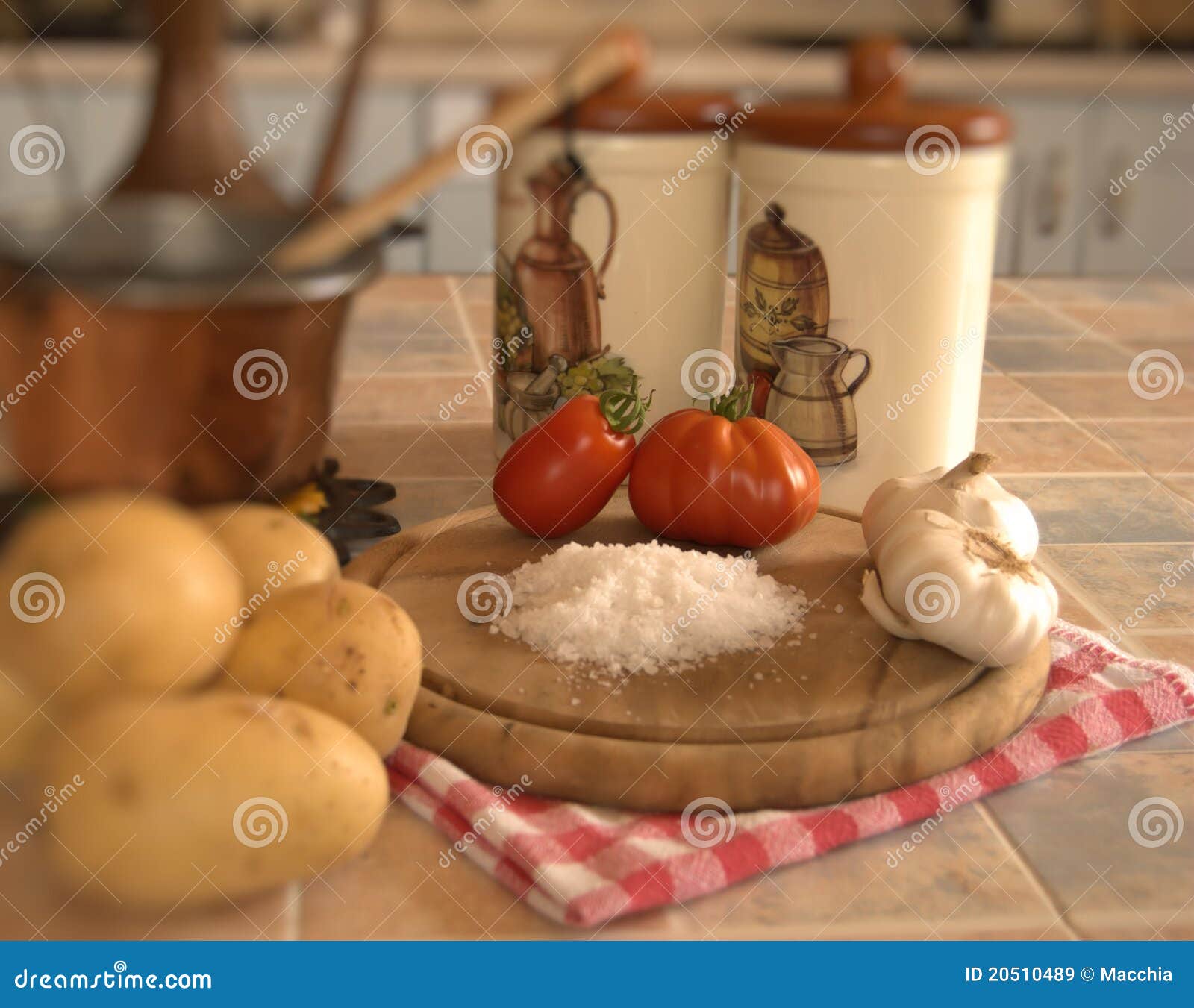 Kitchen salt stock image. Image of cooking, tomatoes - 20510489