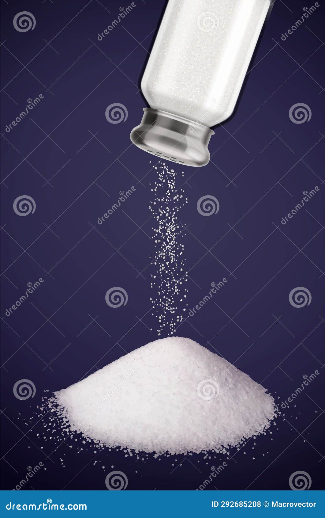 Pouring Salt On Fish Steak White Linear Icon For Dark Theme Vector ...