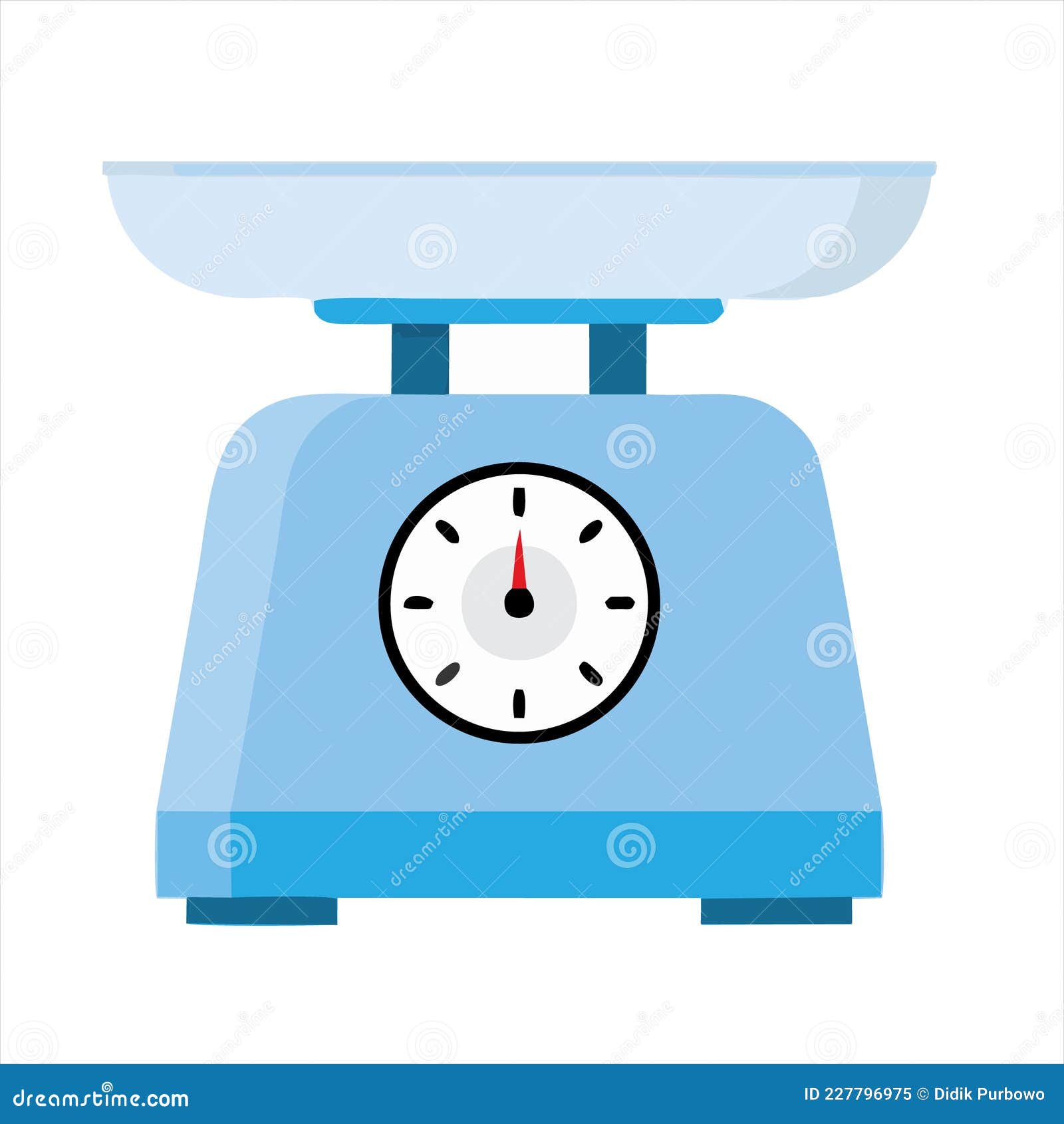 Kitchen Scale Icon Isolated on White Background from Technology Devices ...