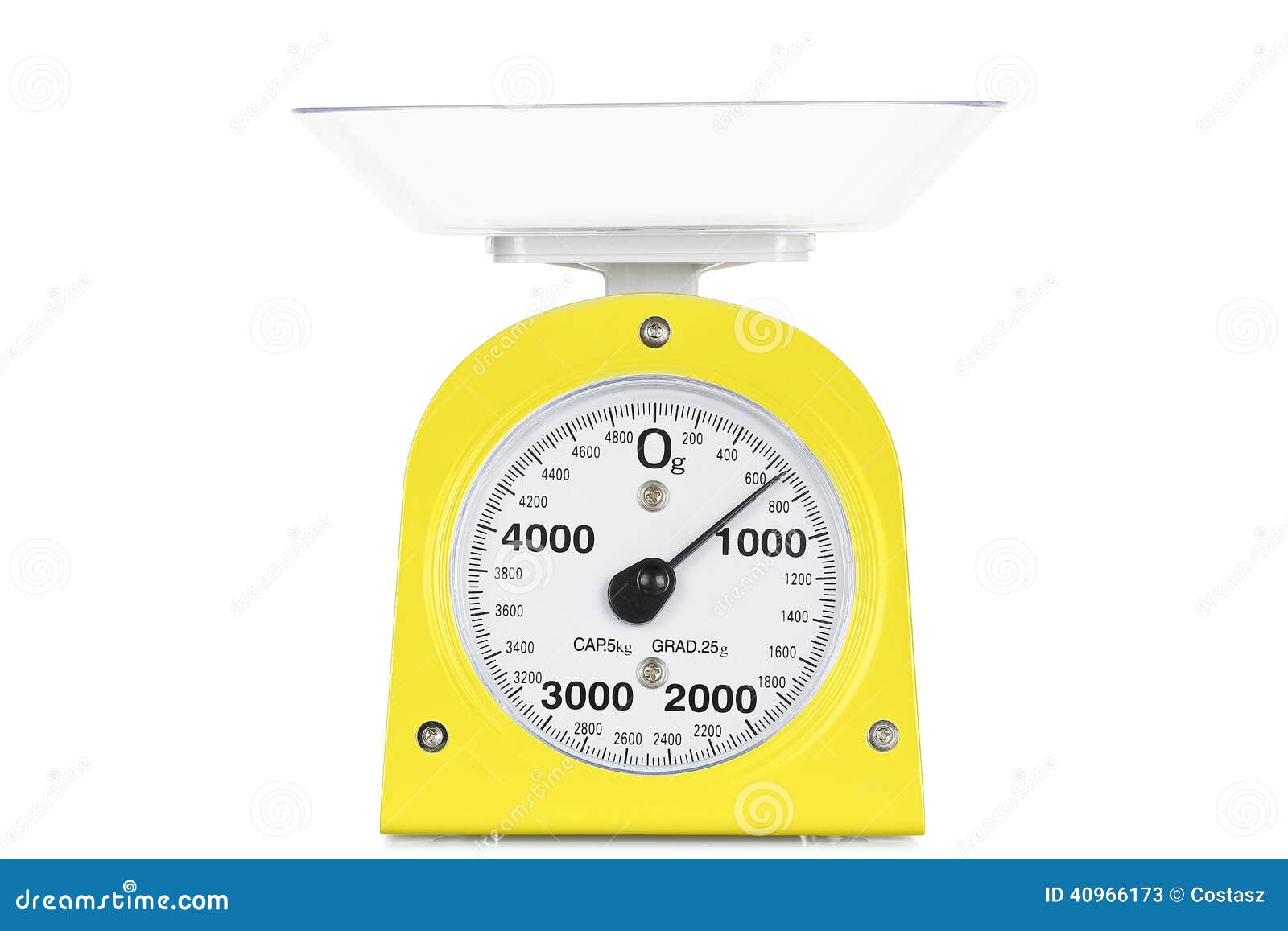 Kitchen scale stock image. Image of pointer, measure - 40966173