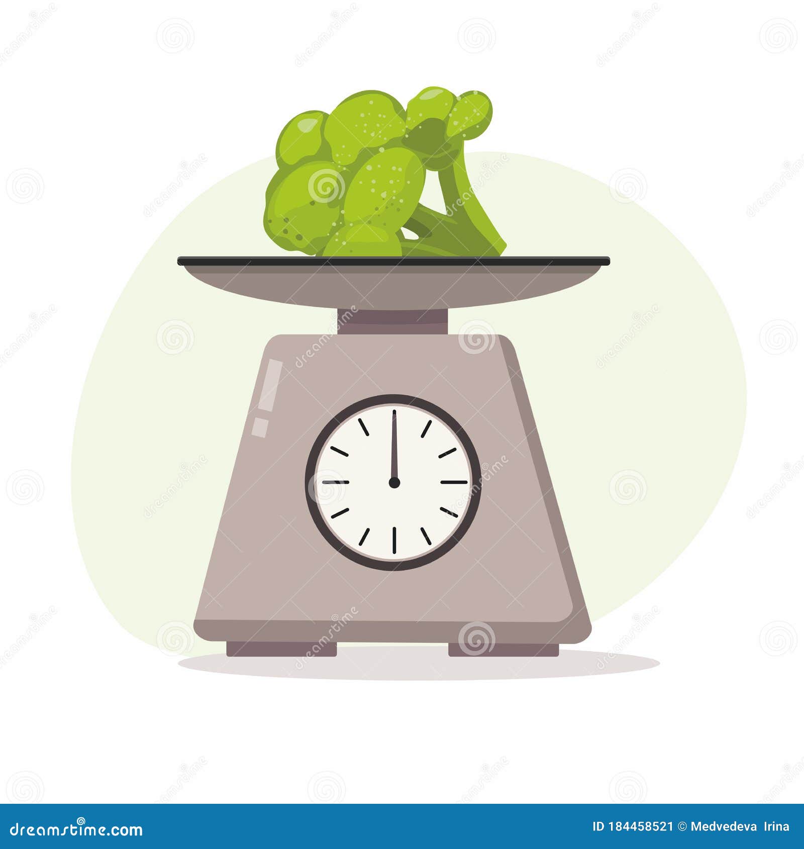 Kitchen Scales Thin Line Icon. Weight Vector Illustration Isolated On ...