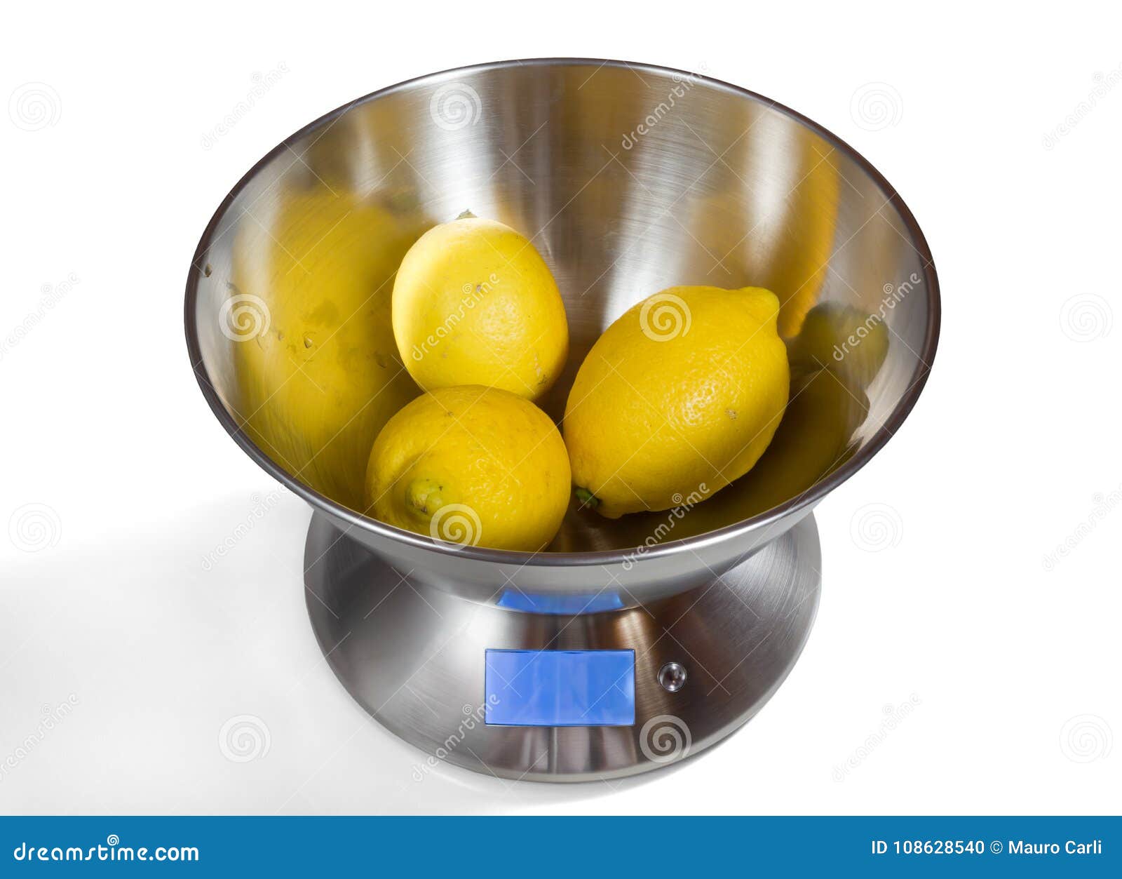 Kitchen Scales with Lemons stock photo. Image of cake - 108628540