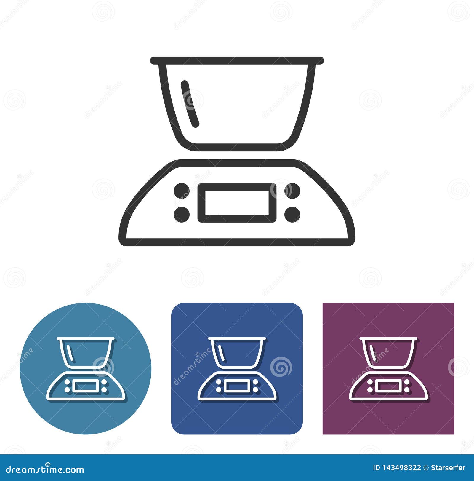 Scales Line Vector Icons And Signs. Ruler, Measurement, Metric, Dial ...