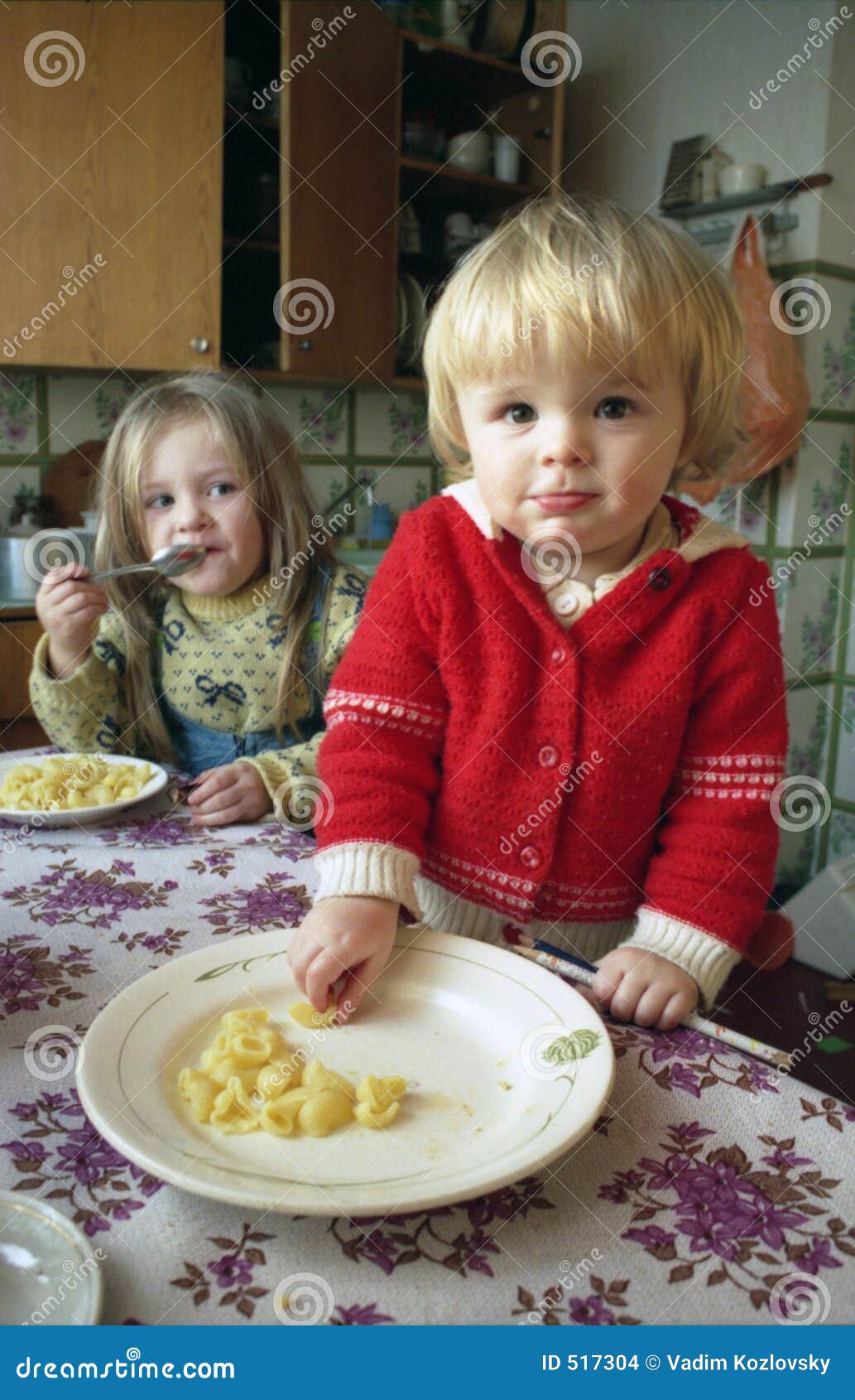 Kitchen scene stock photo. Image of small, pair, kitchen - 517304