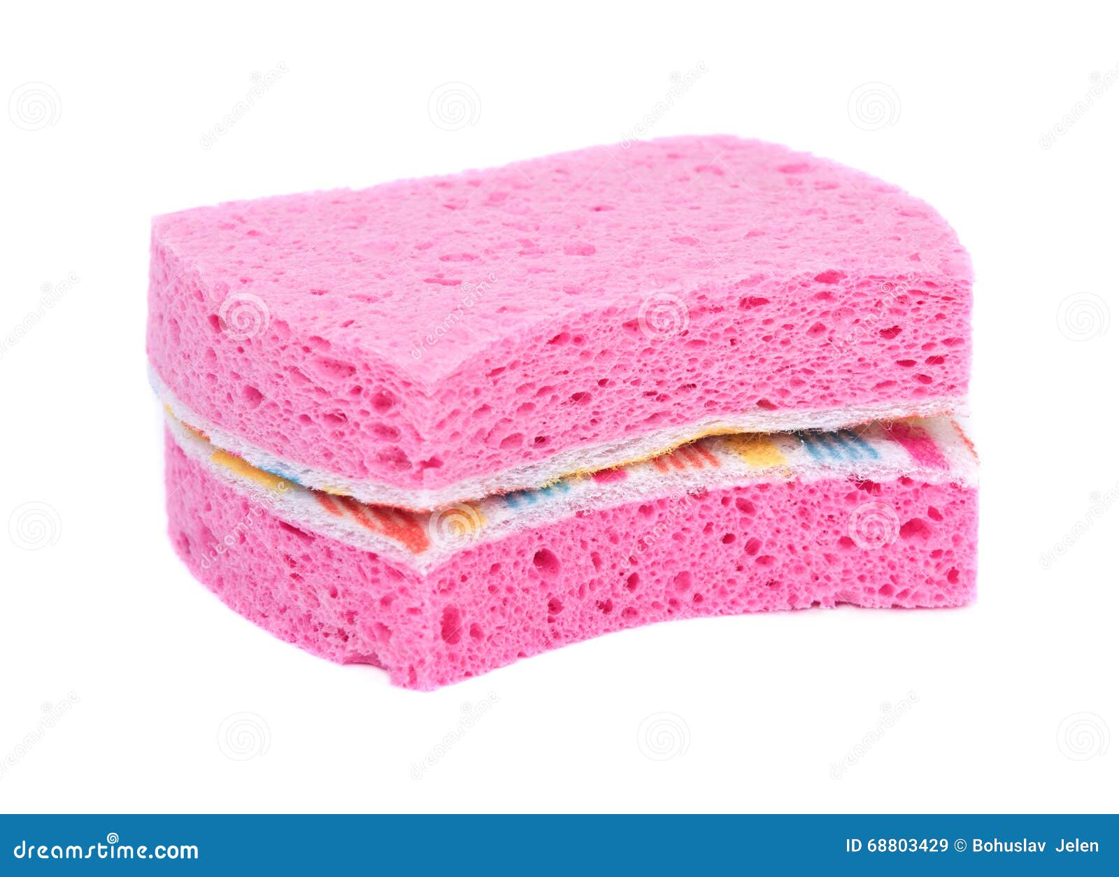 Kitchen scrubbing sponges stock image. Image of white - 68803429