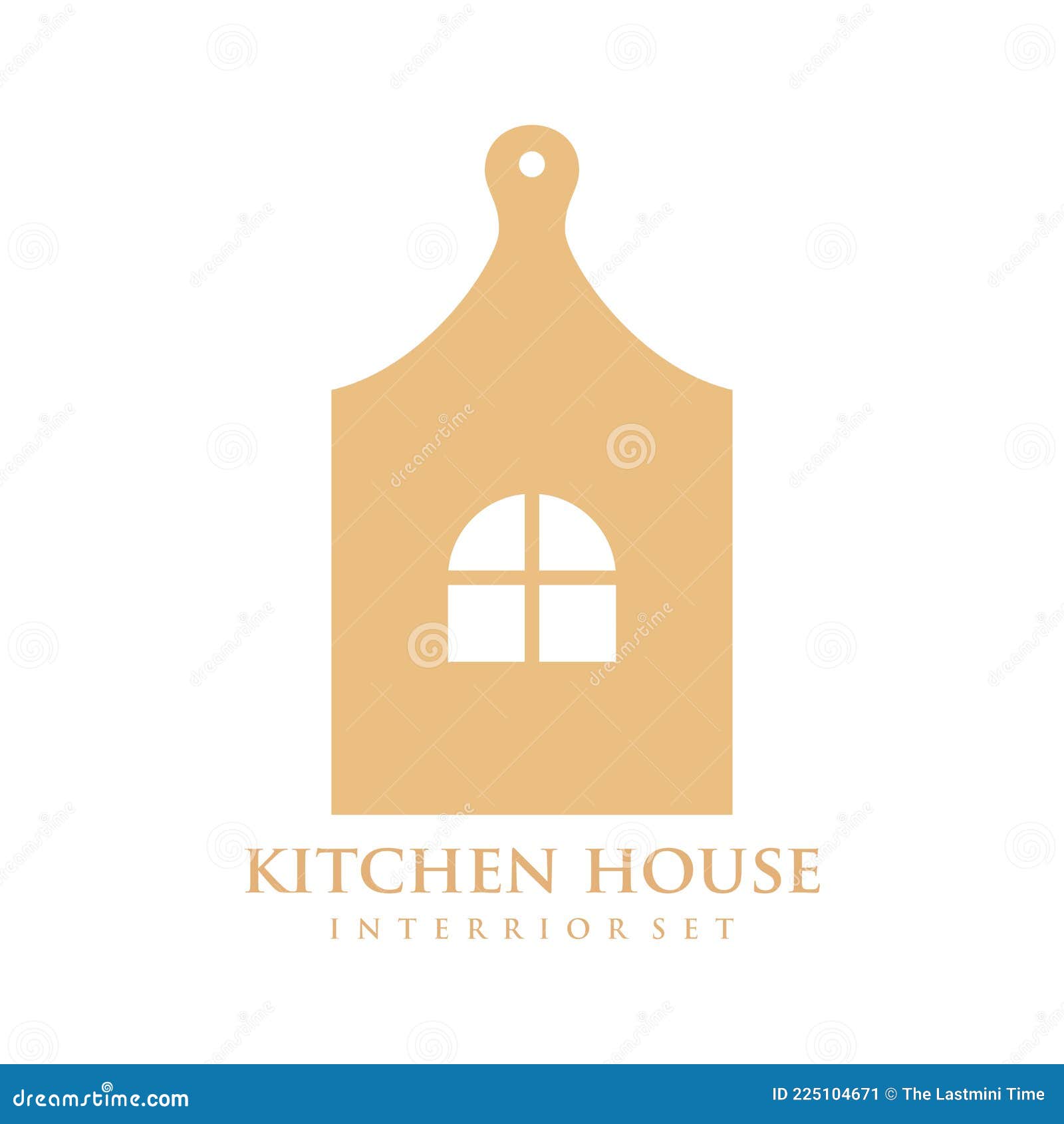 Kitchen set logo brand stock vector. Illustration of element - 225104671