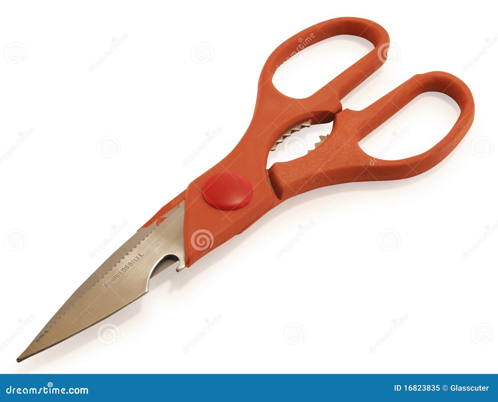 Kitchen Shears, Stainless Steel. Stock Image - Image of steel, sharp ...