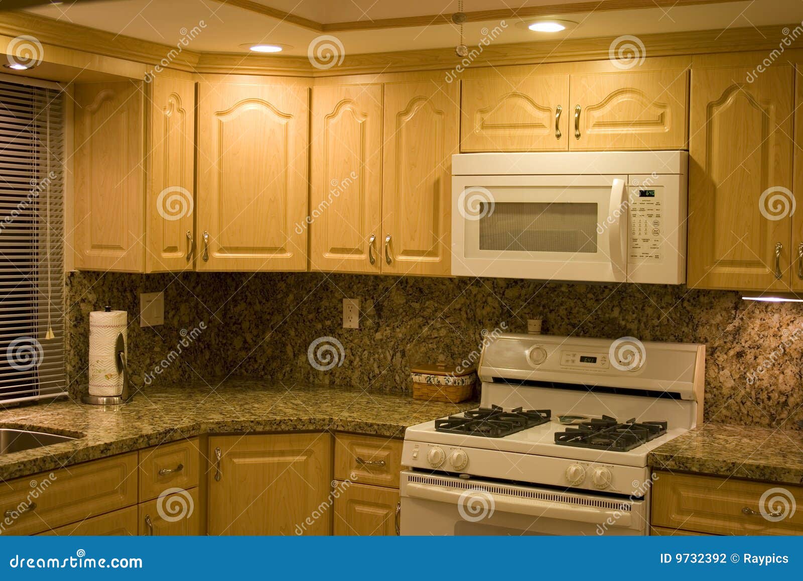 Kitchen Shot stock photo. Image of design, cupboard, contemporary - 9732392