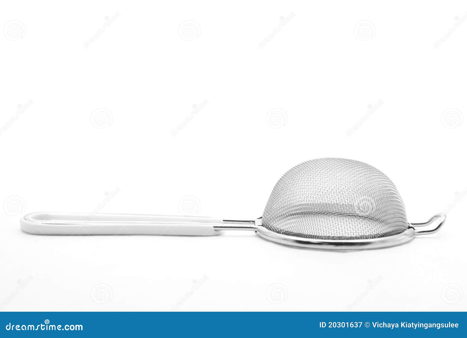 Kitchen sieve utensil stock image. Image of hole, hand - 20301637