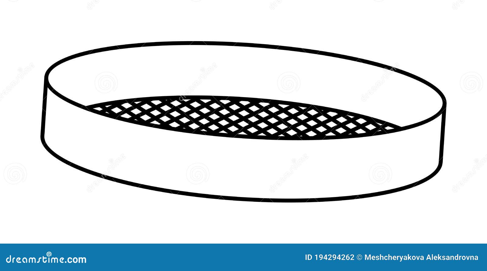 LINEAR DRAWING of a KITCHEN GRATE on a WHITE BACKGROUND Stock Vector ...