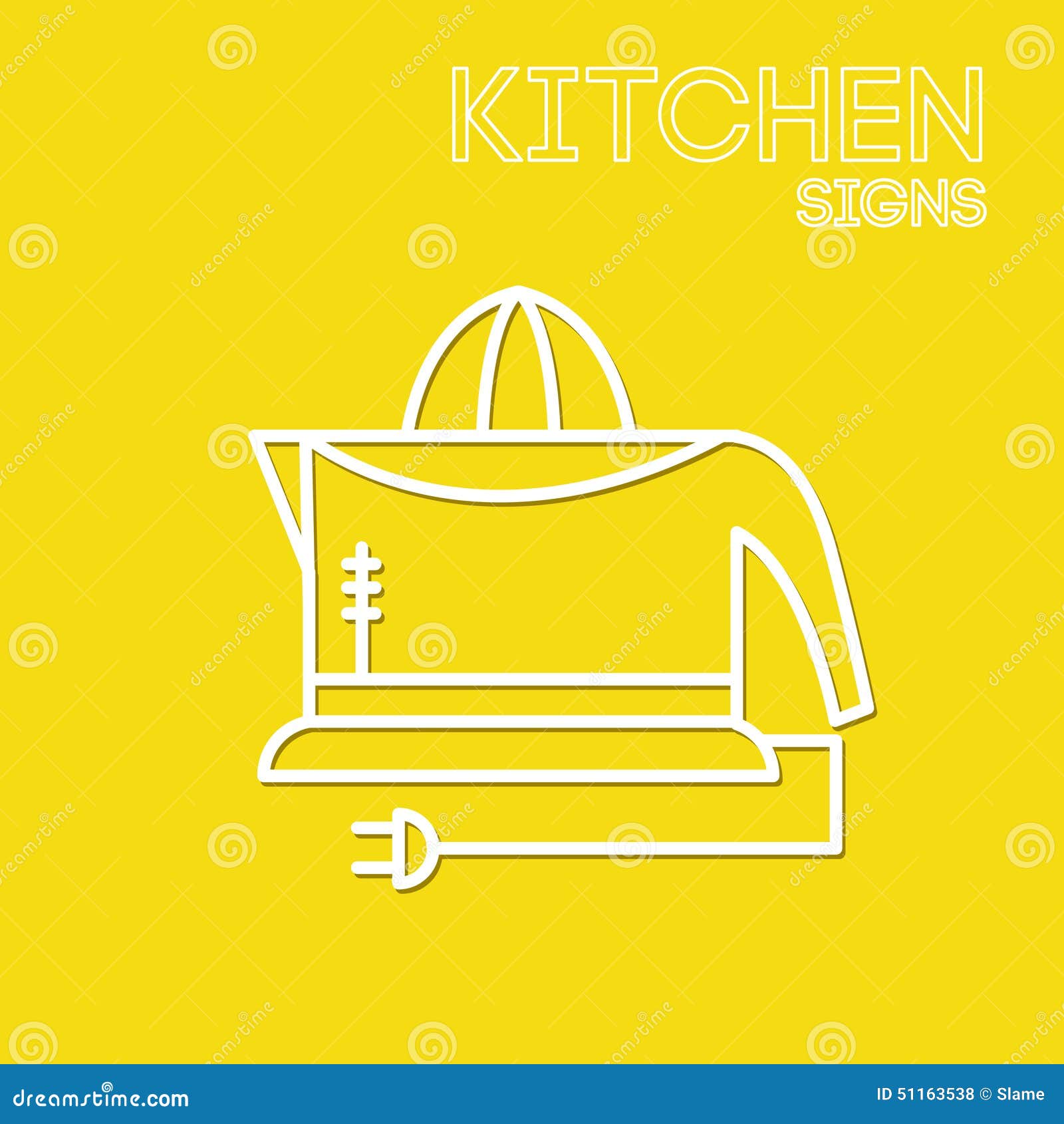 Kitchen signs stock vector. Illustration of drink, appliances - 51163538
